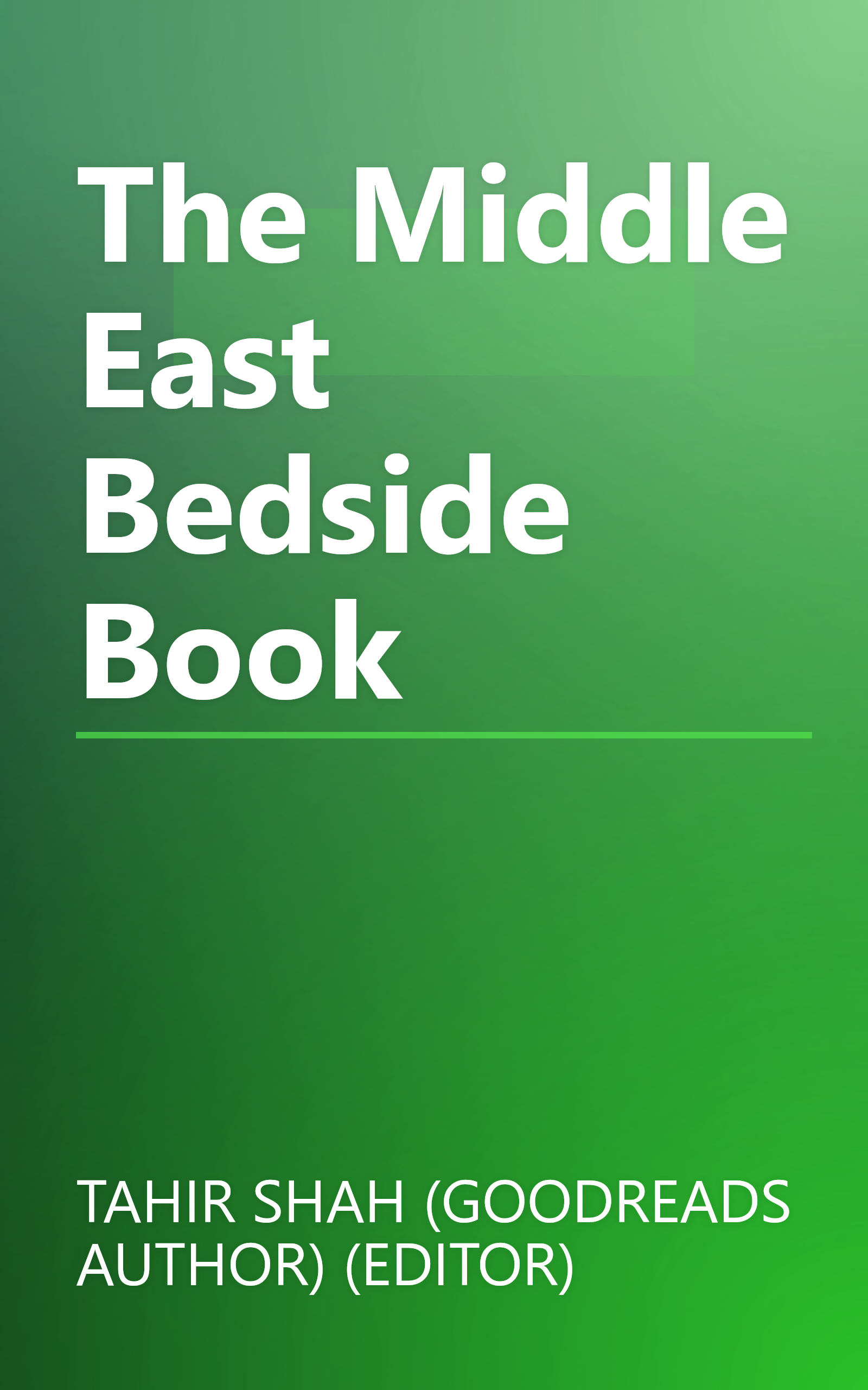 The Middle East Bedside Book book cover