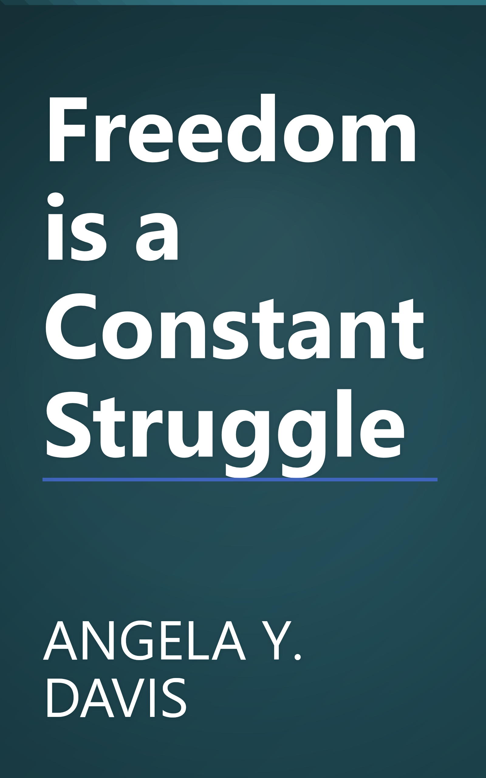 Freedom is a Constant Struggle book cover