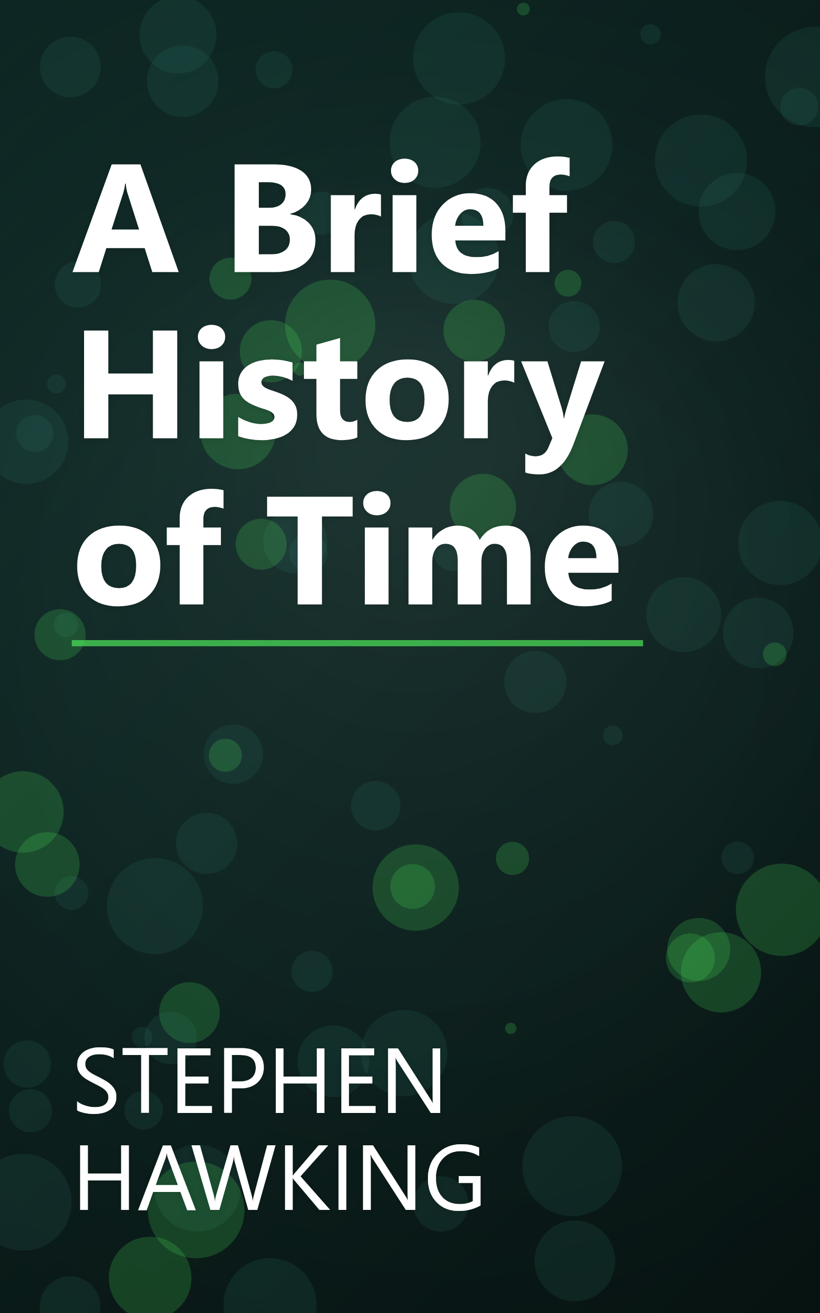 A Brief History of Time book cover