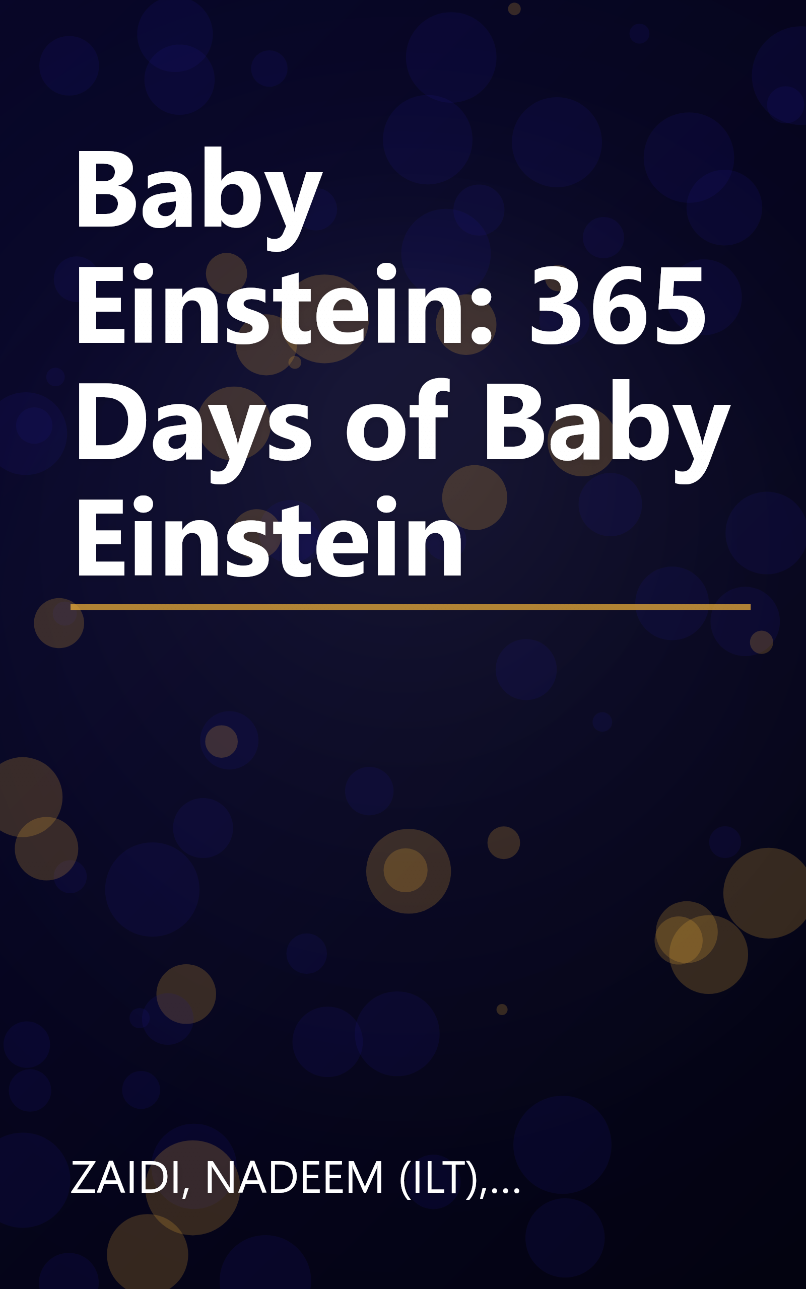Baby Einstein: 365 Days of Baby Einstein book cover