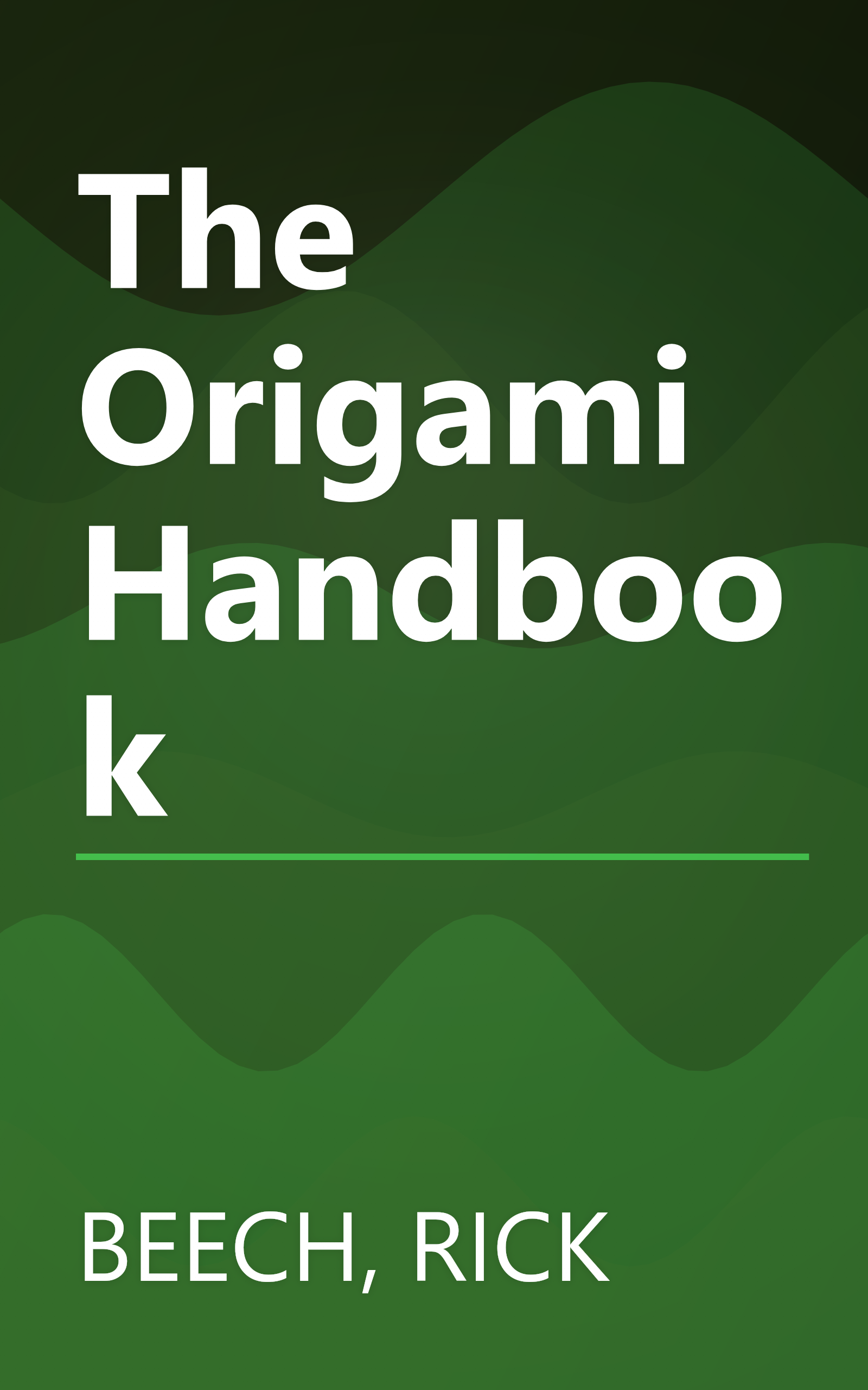 The Origami Handbook book cover