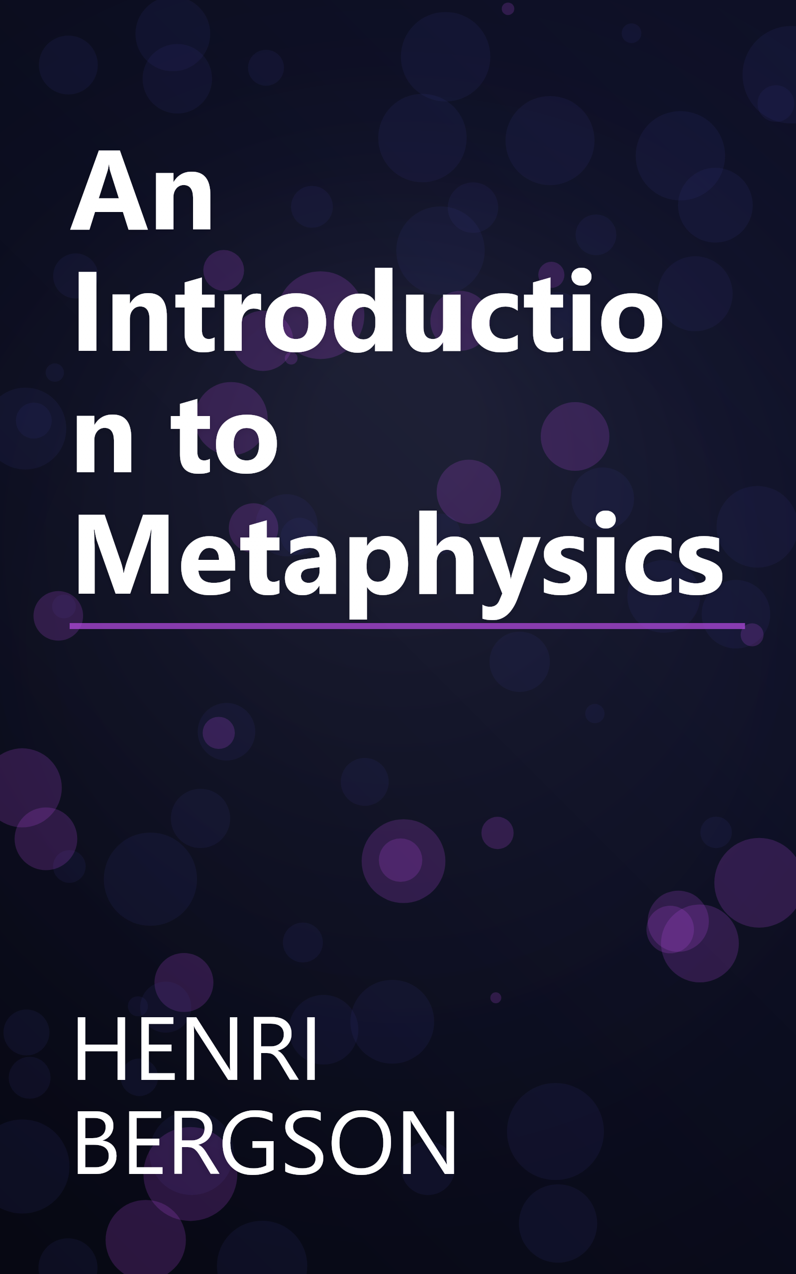 An Introduction to Metaphysics book cover