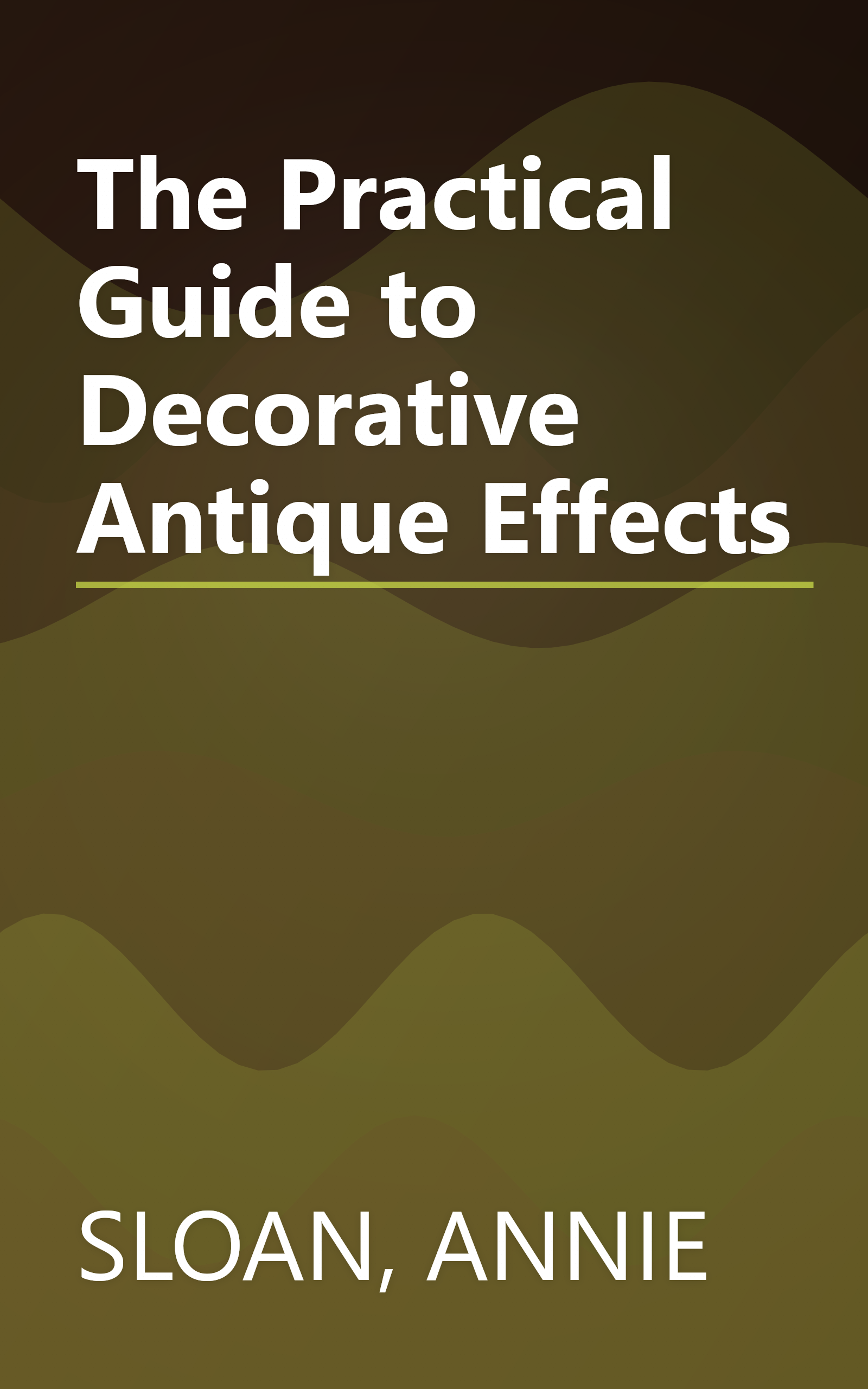 The Practical Guide to Decorative Antique Effects book cover