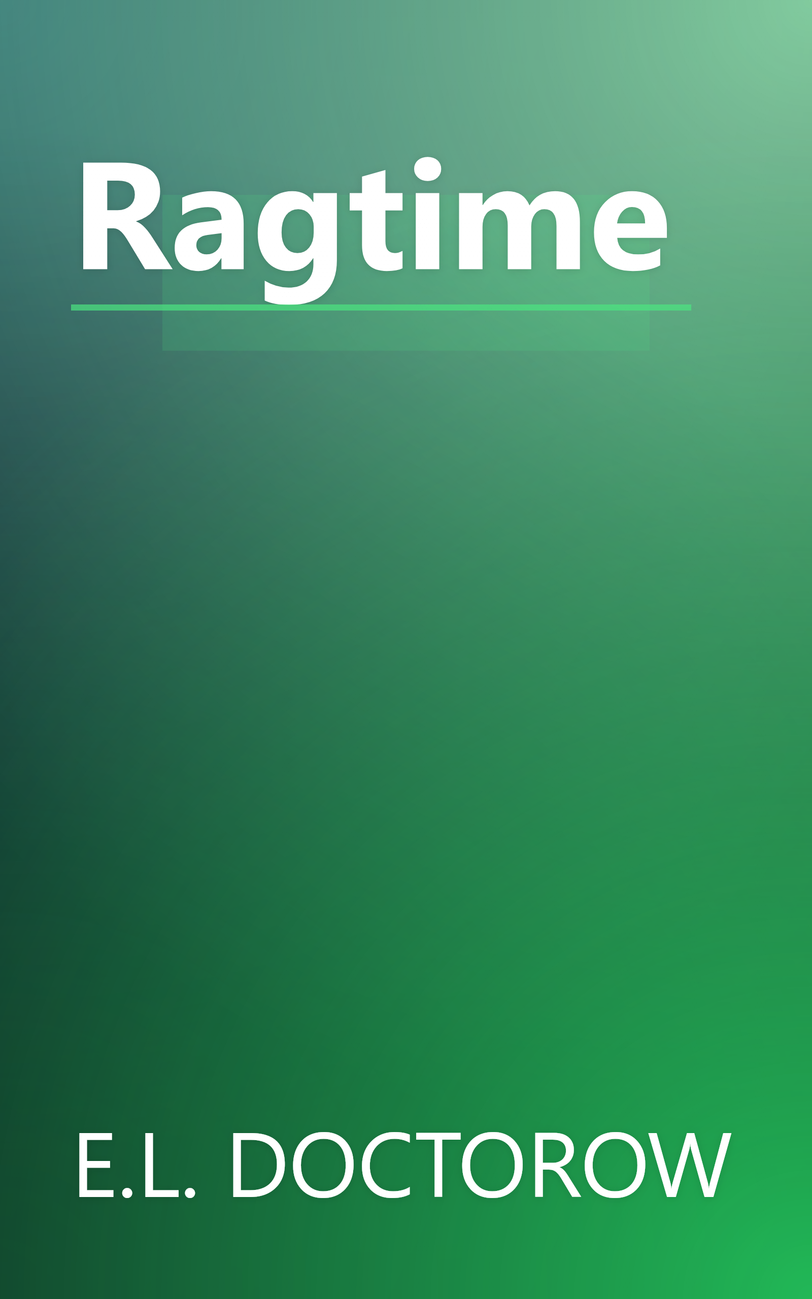 Ragtime book cover
