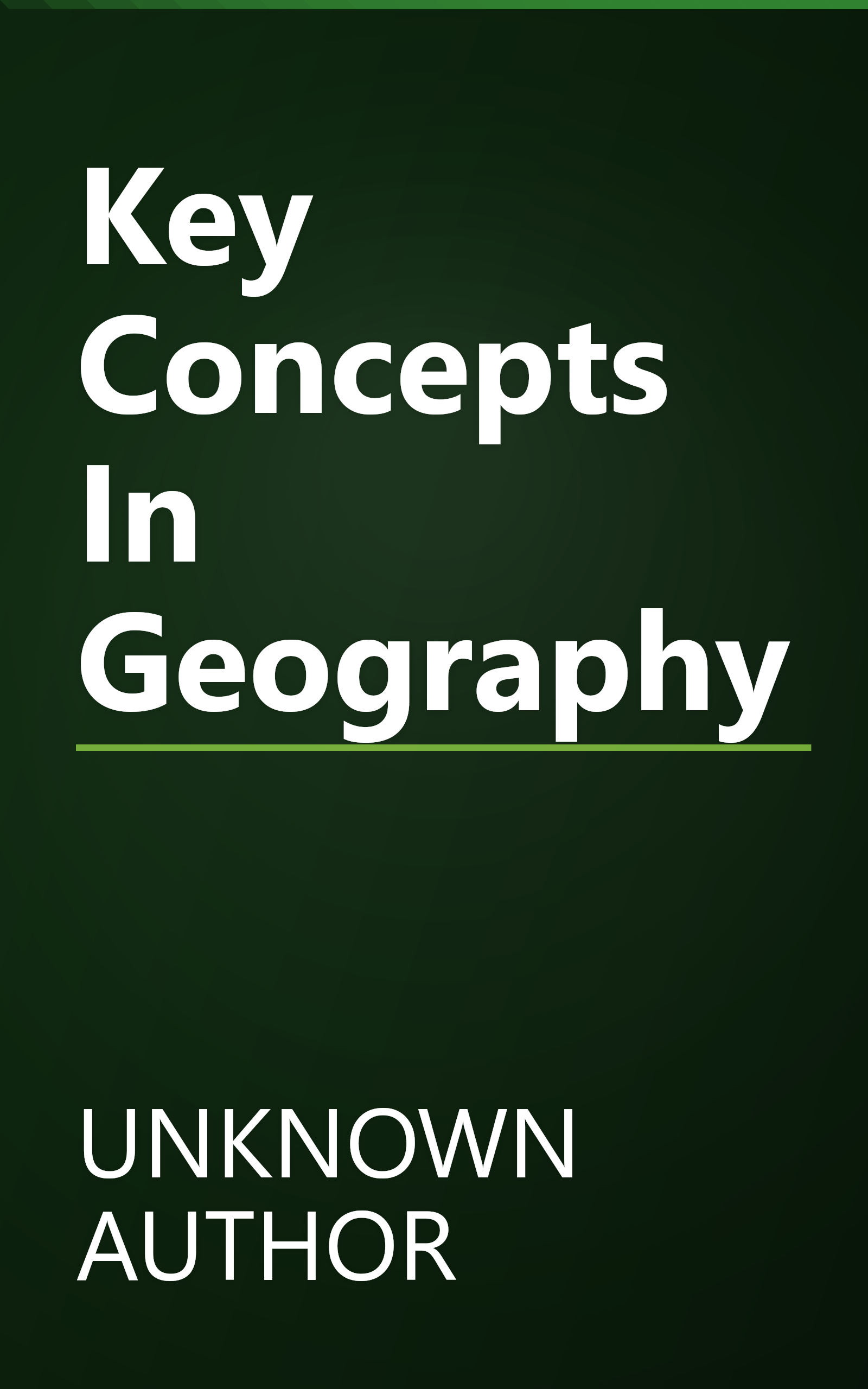 Key Concepts In Geography book cover