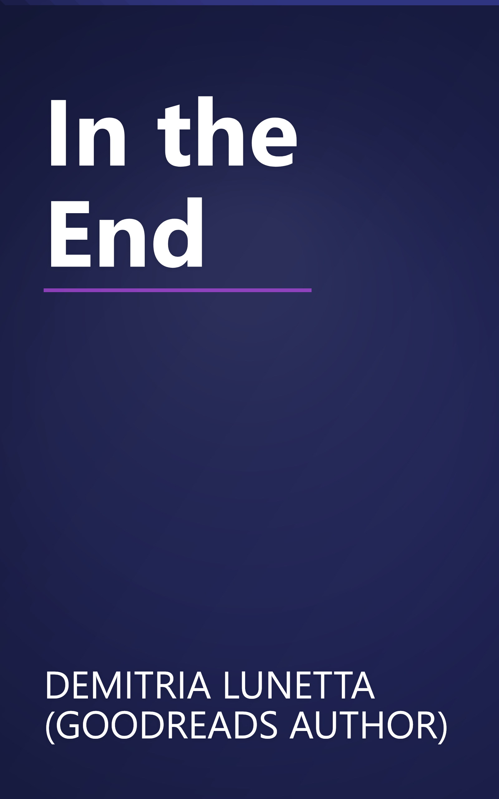 In the End book cover