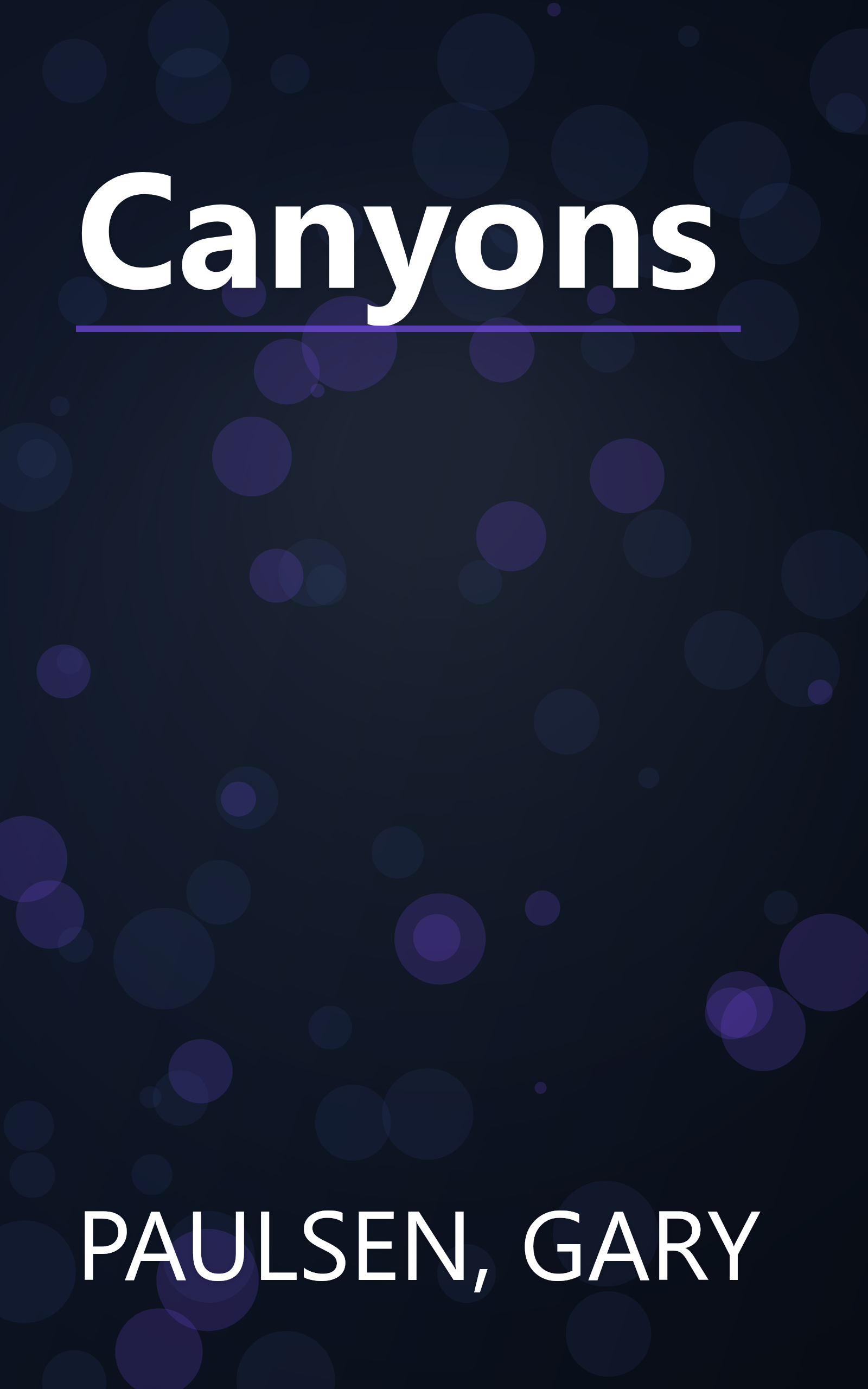 Canyons book cover