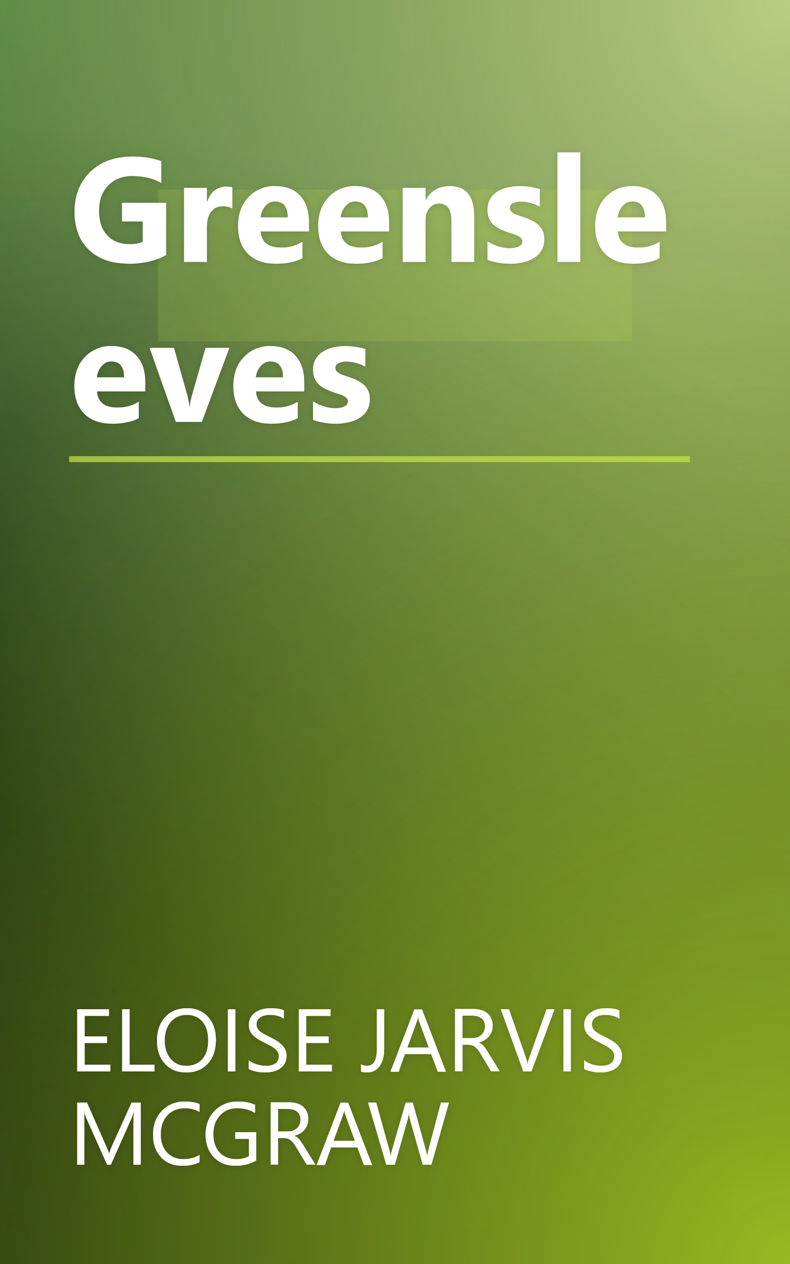 Greensleeves book cover
