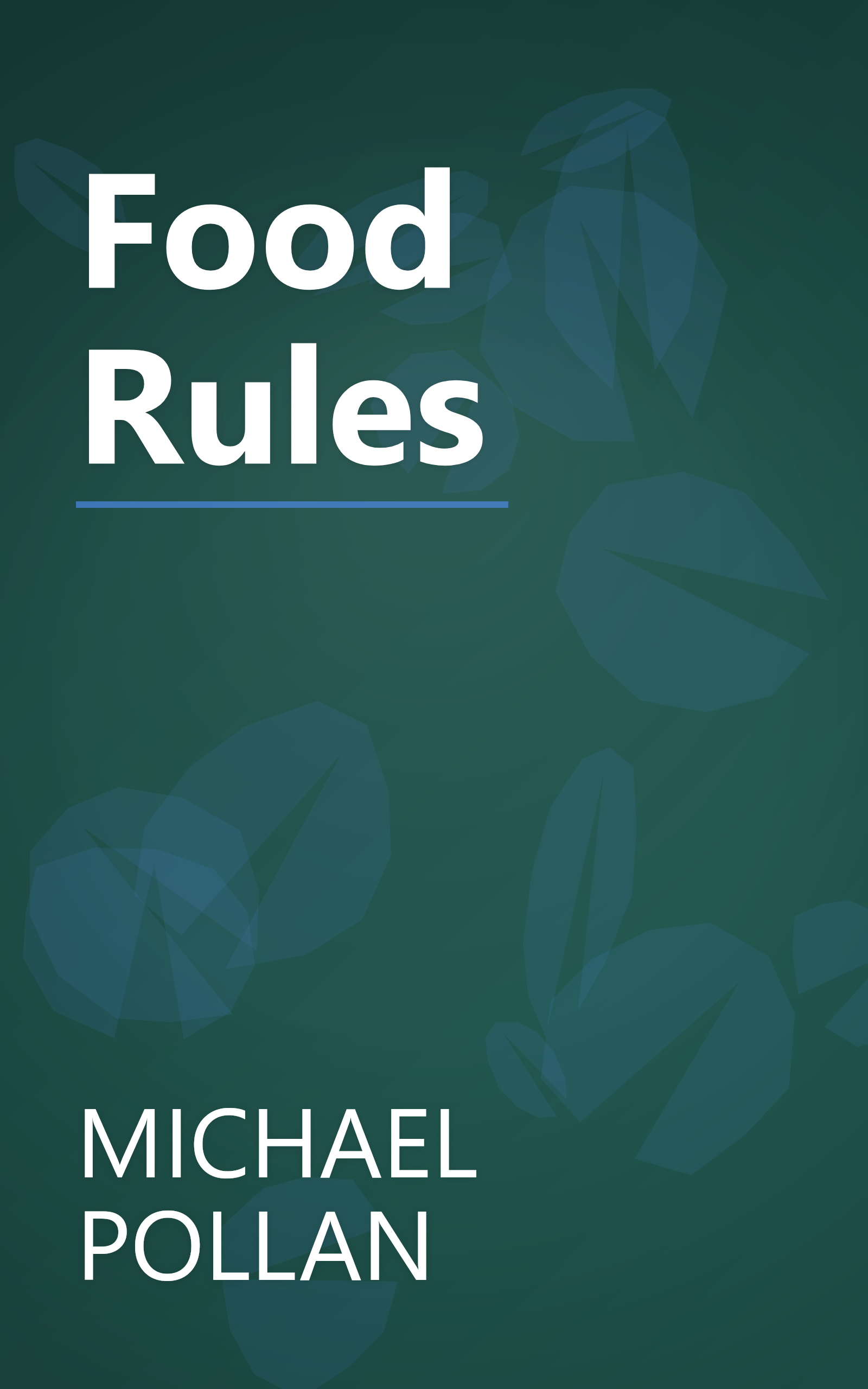 Food Rules book cover