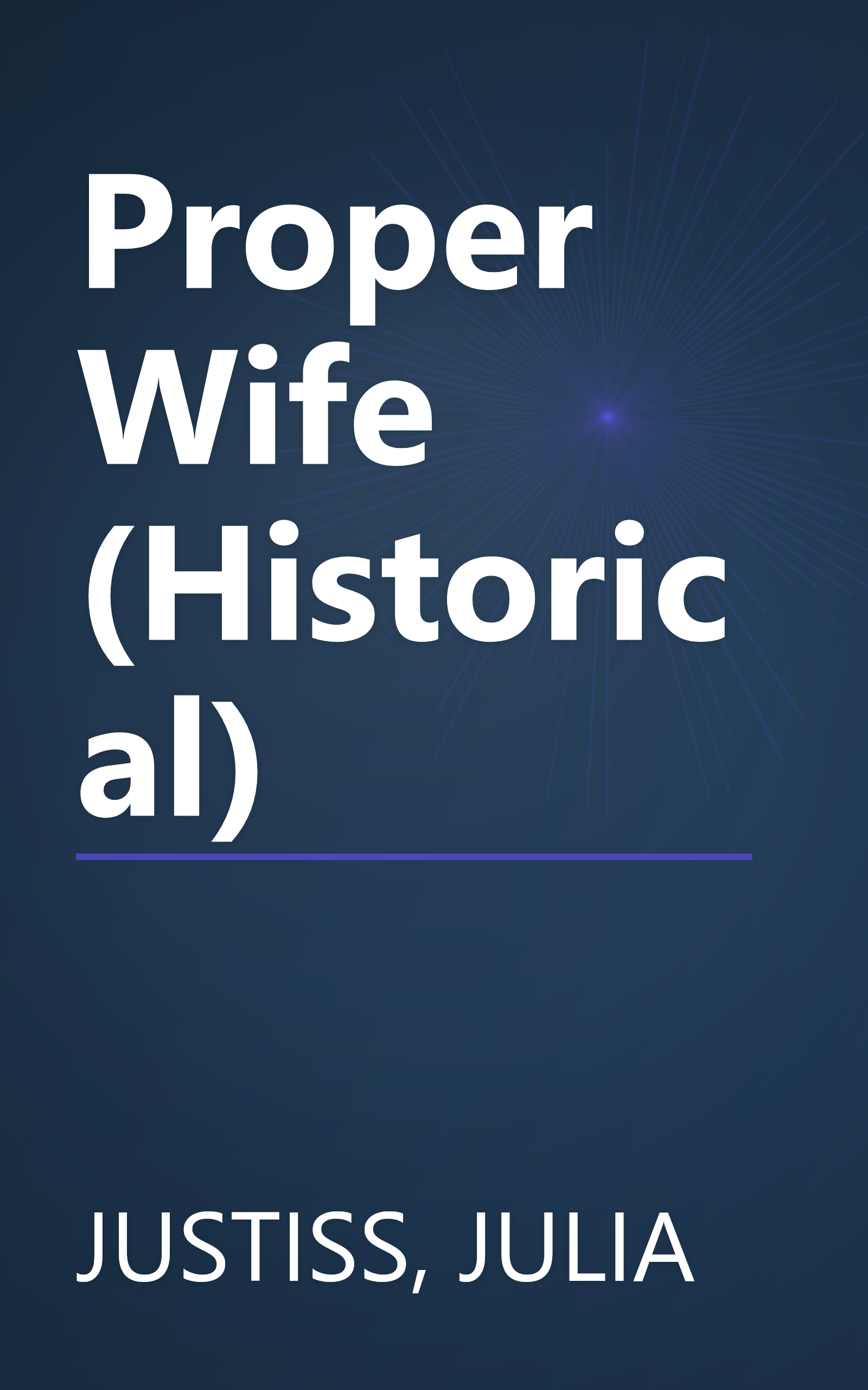 Proper Wife (Historical) book cover