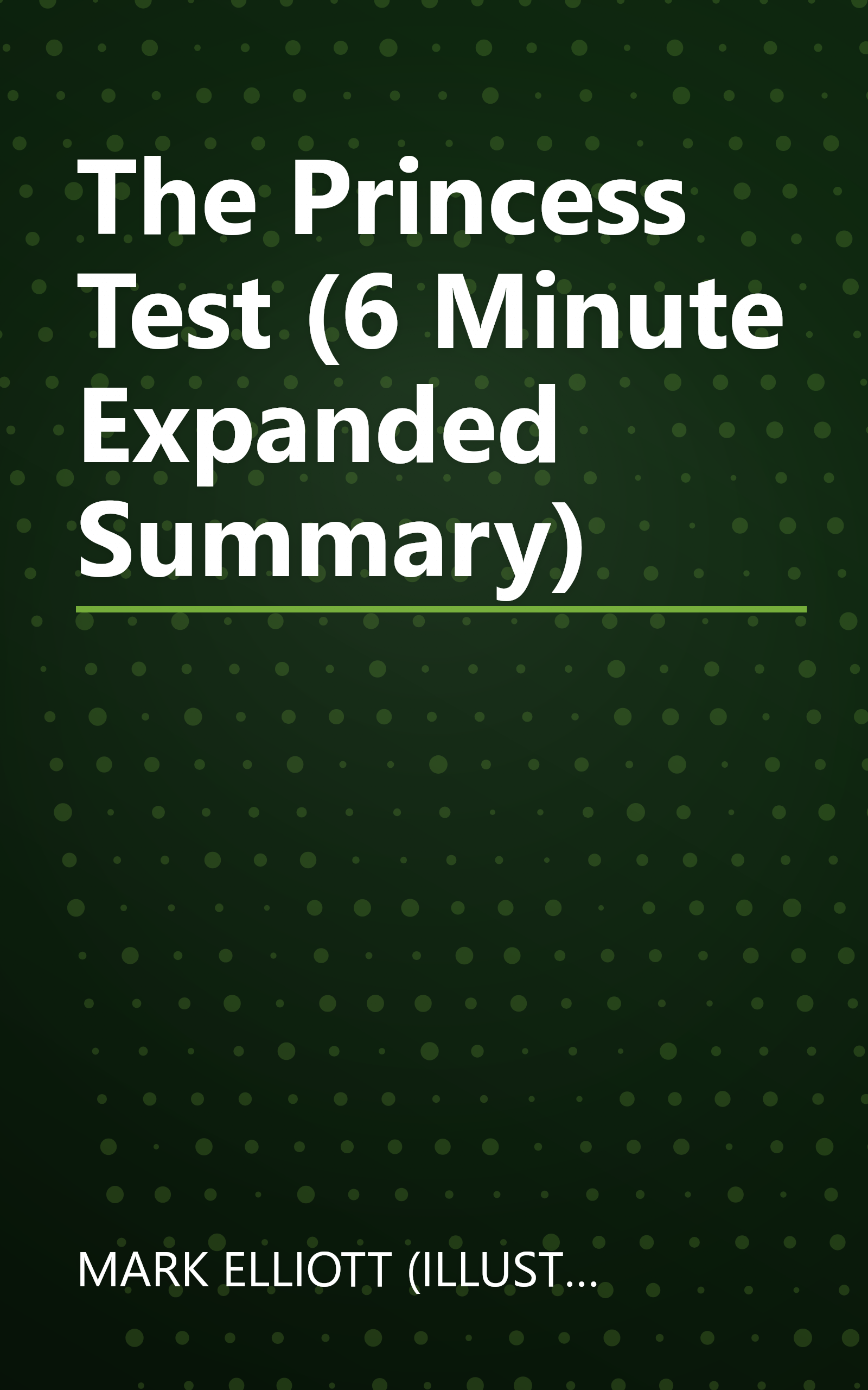 The Princess Test (6 Minute   Expanded Summary) book cover