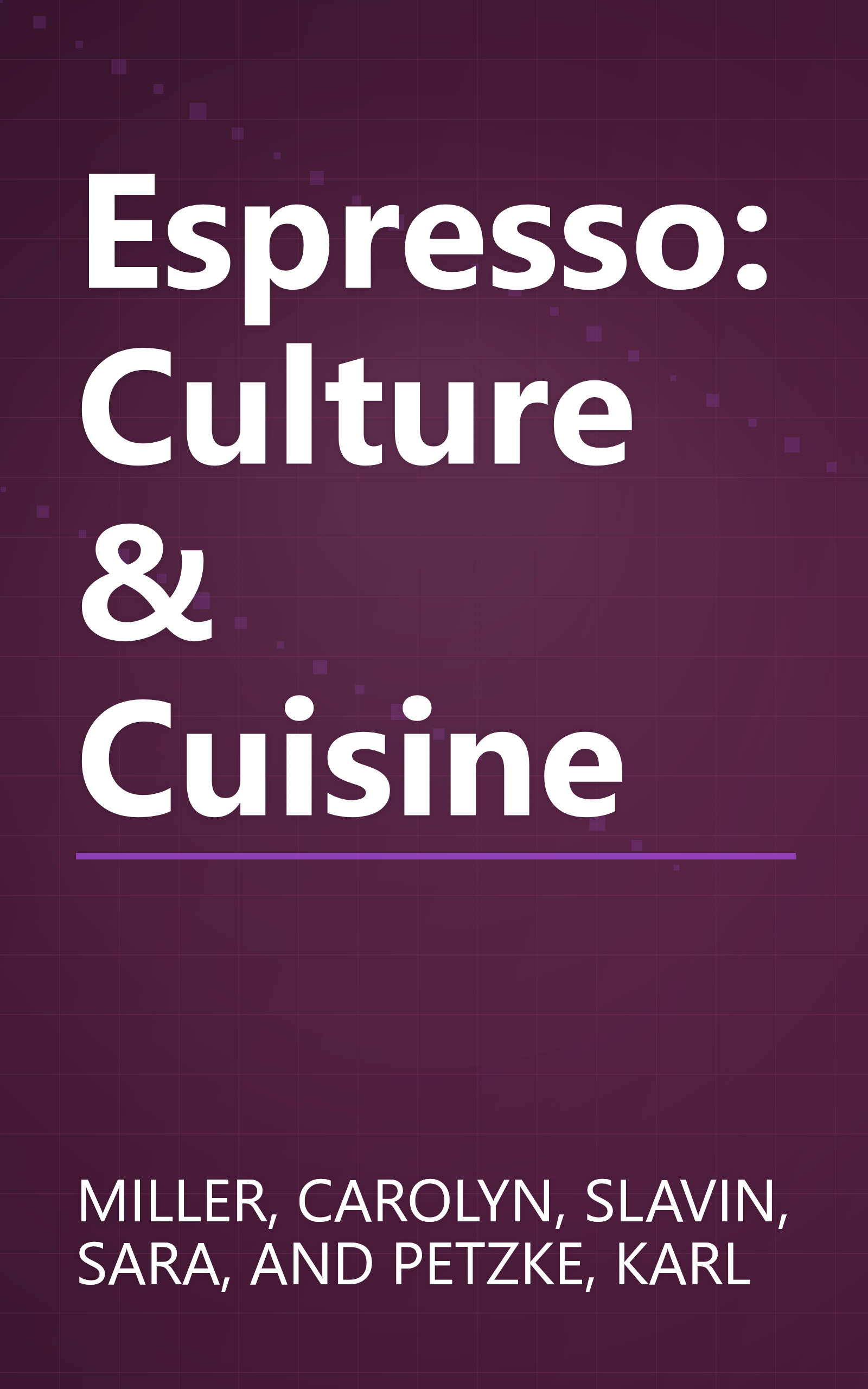 Espresso: Culture & Cuisine book cover