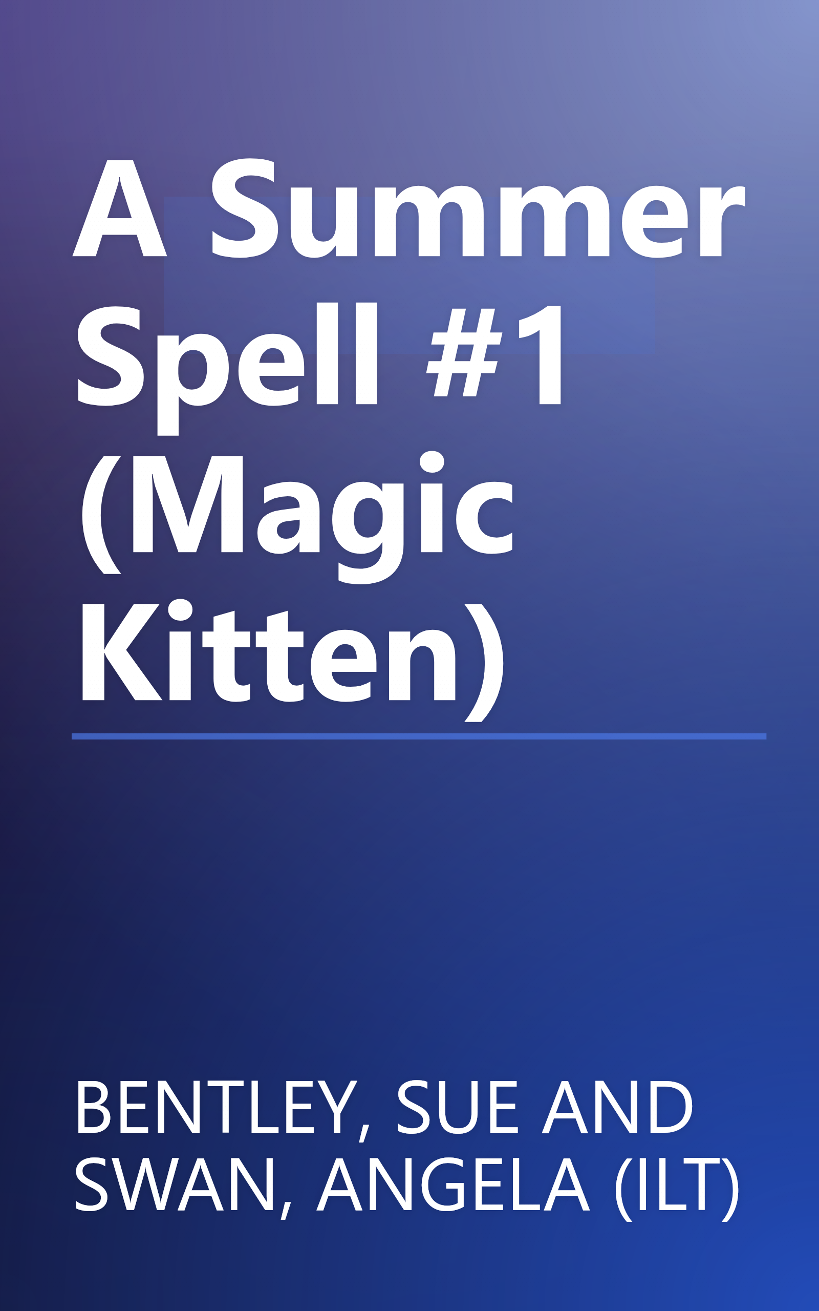 A Summer Spell #1 (Magic Kitten) book cover