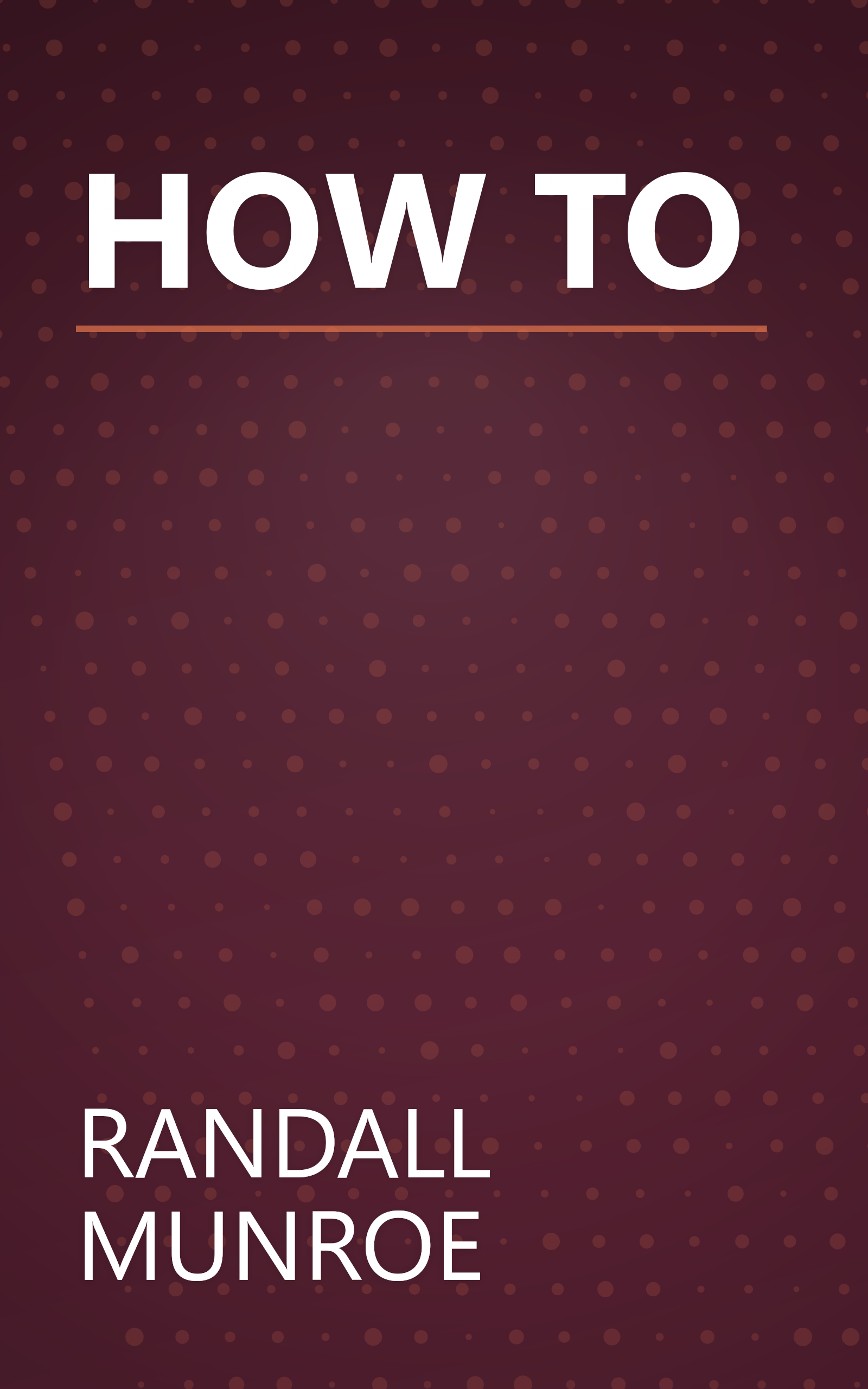 HOW TO book cover