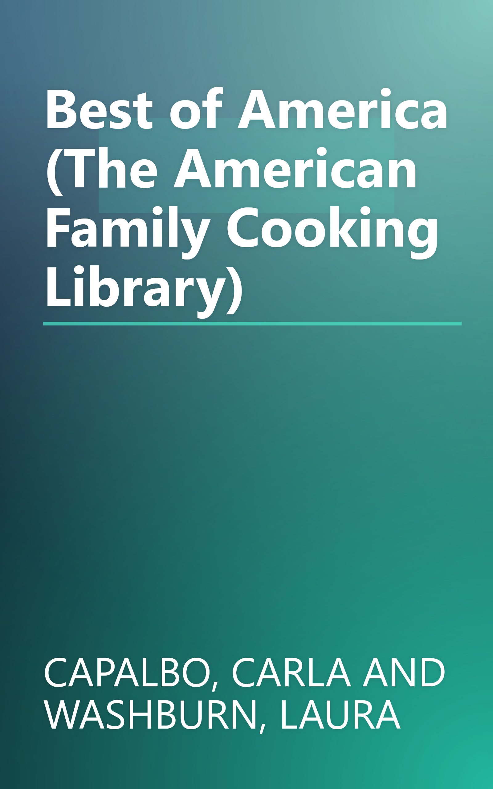 Best of America (The American Family Cooking Library) book cover