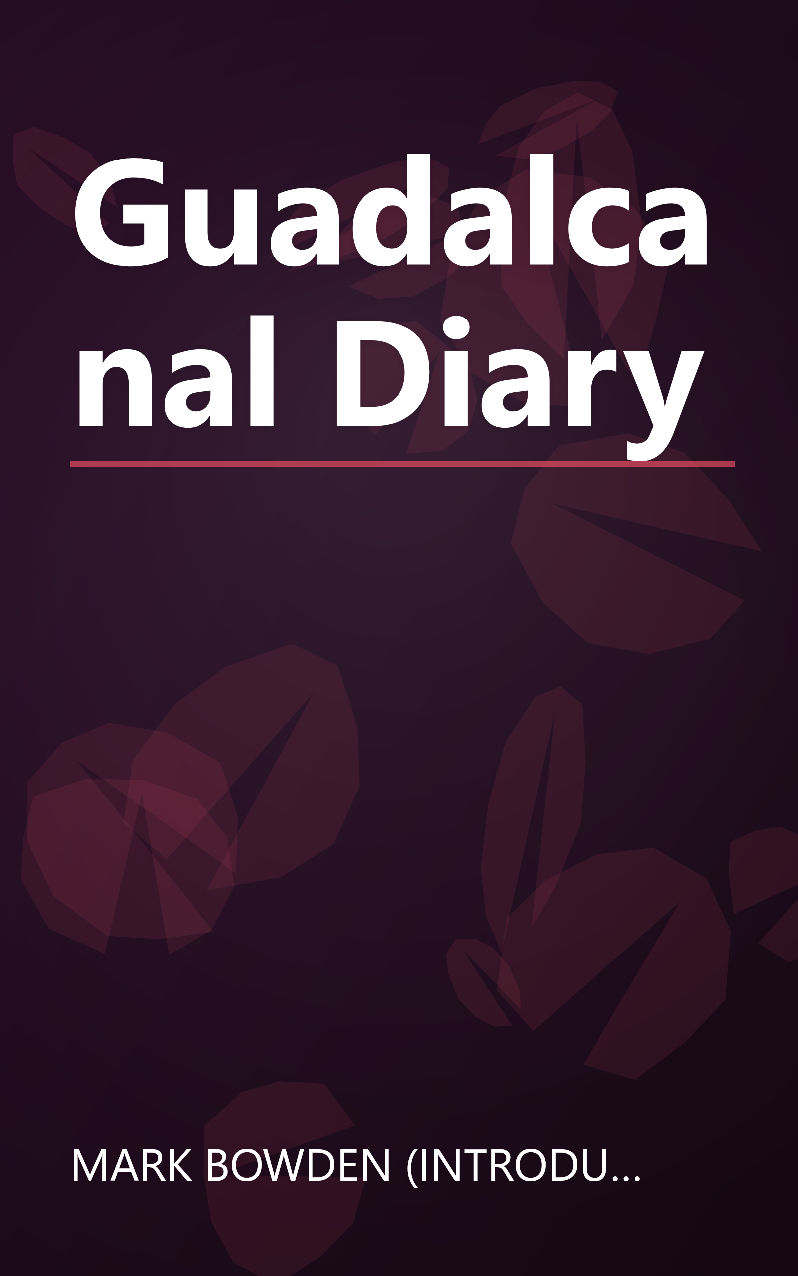 Guadalcanal Diary book cover
