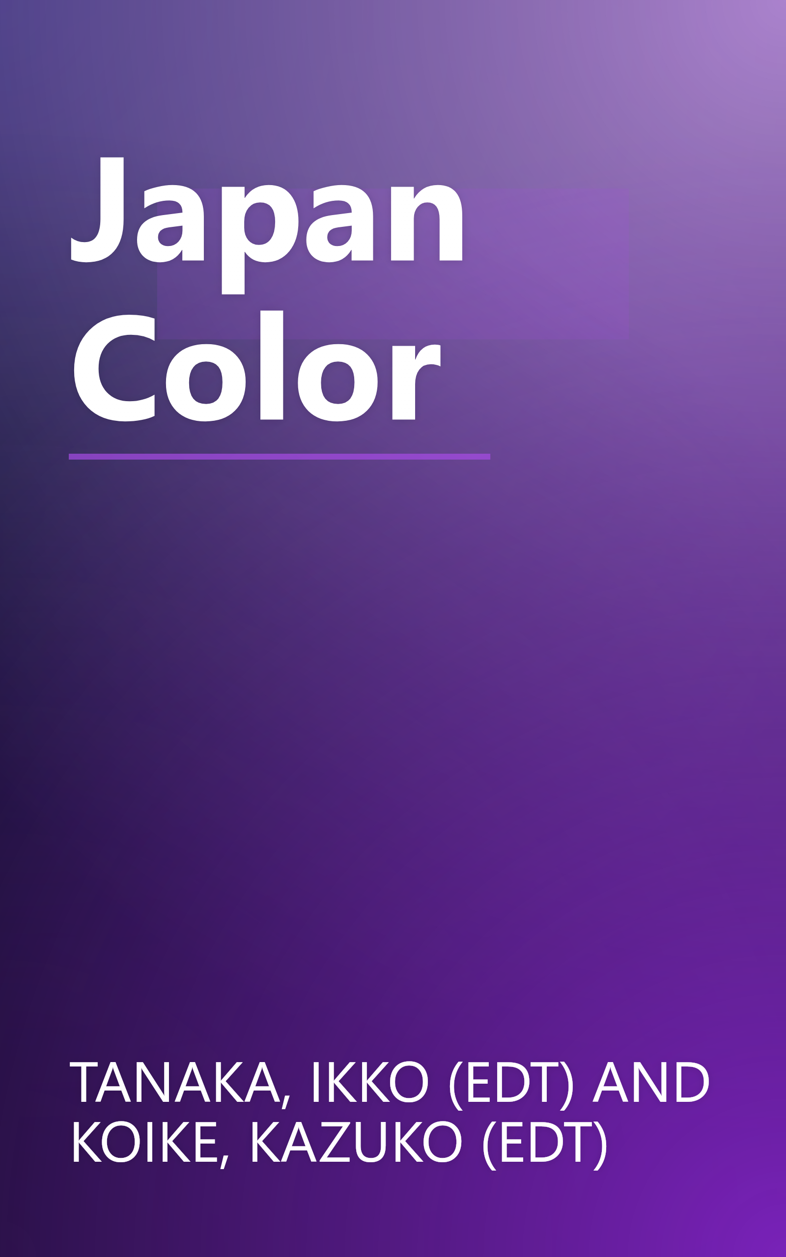 Japan Color book cover