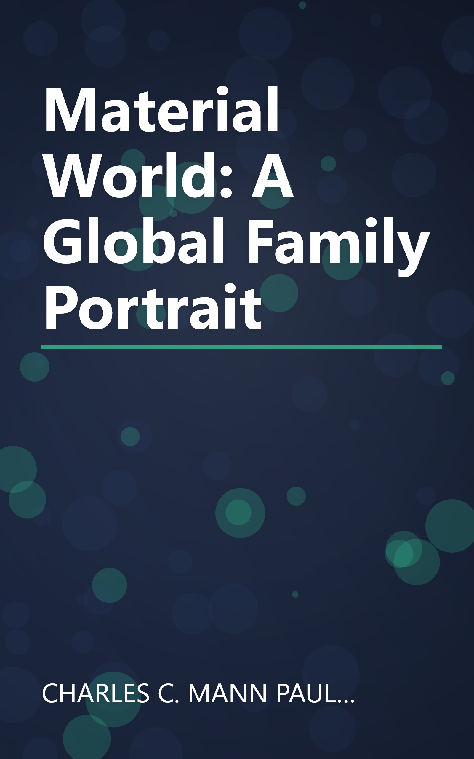Material World: A Global Family Portrait book cover