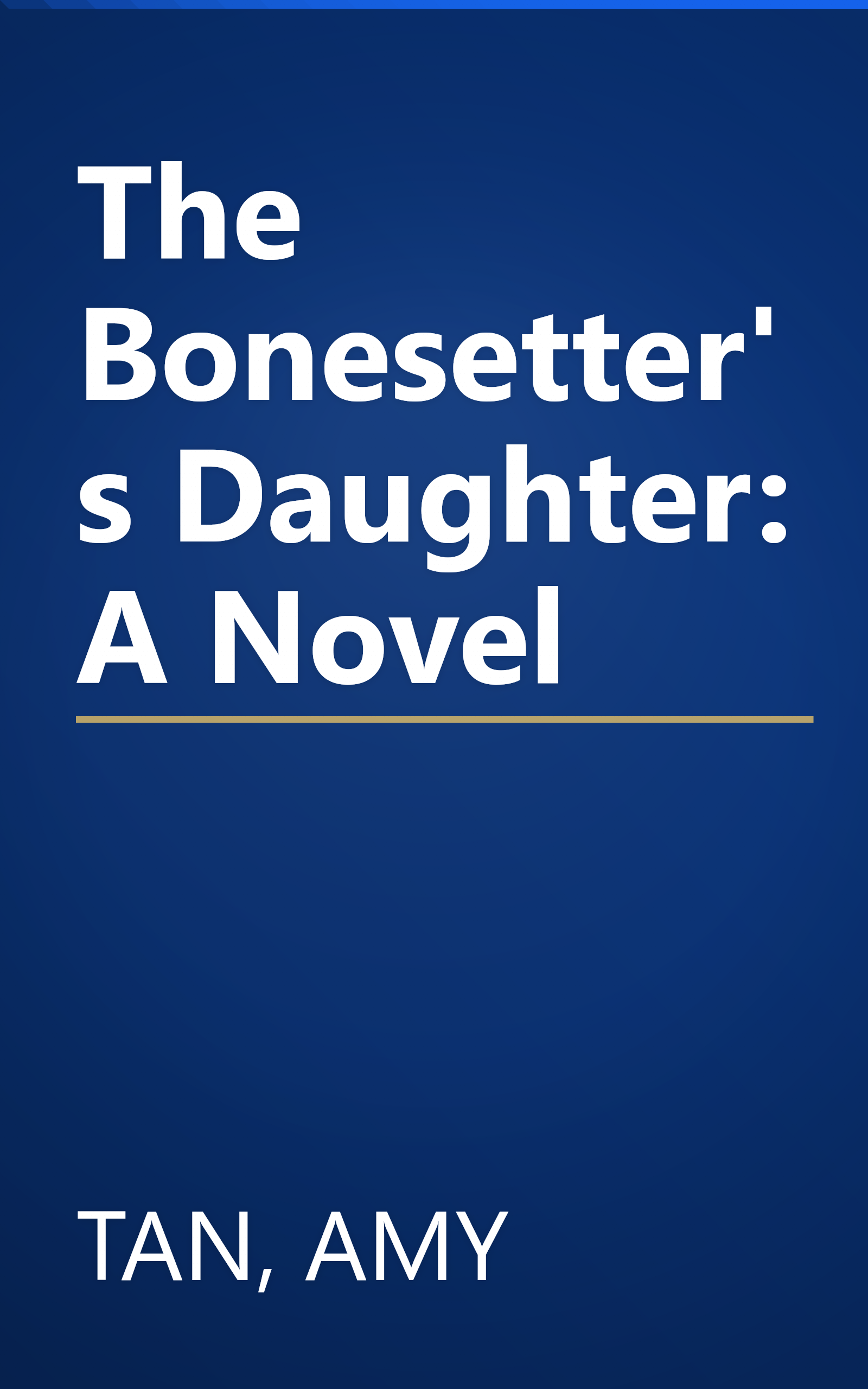 The Bonesetter's Daughter: A Novel book cover