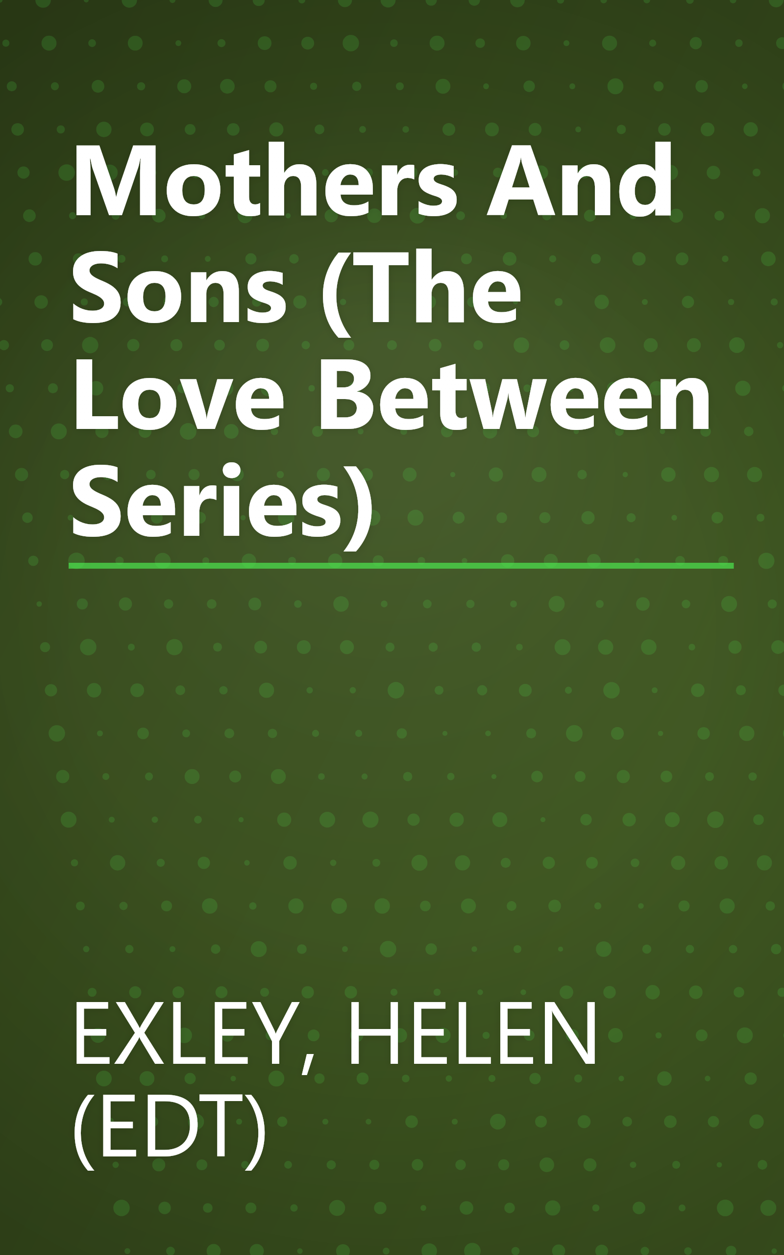 Mothers And Sons (The Love Between Series) book cover