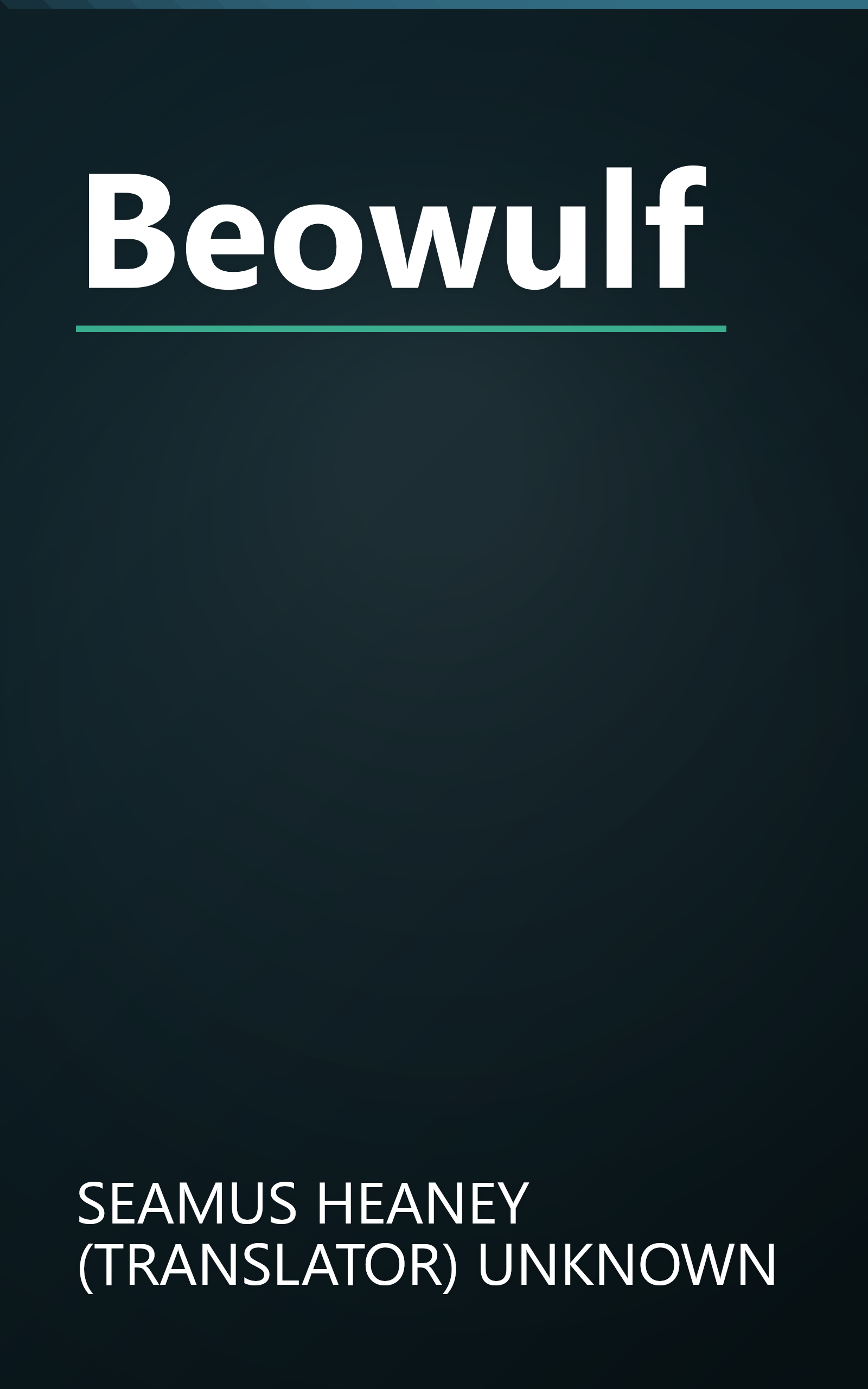 Beowulf book cover