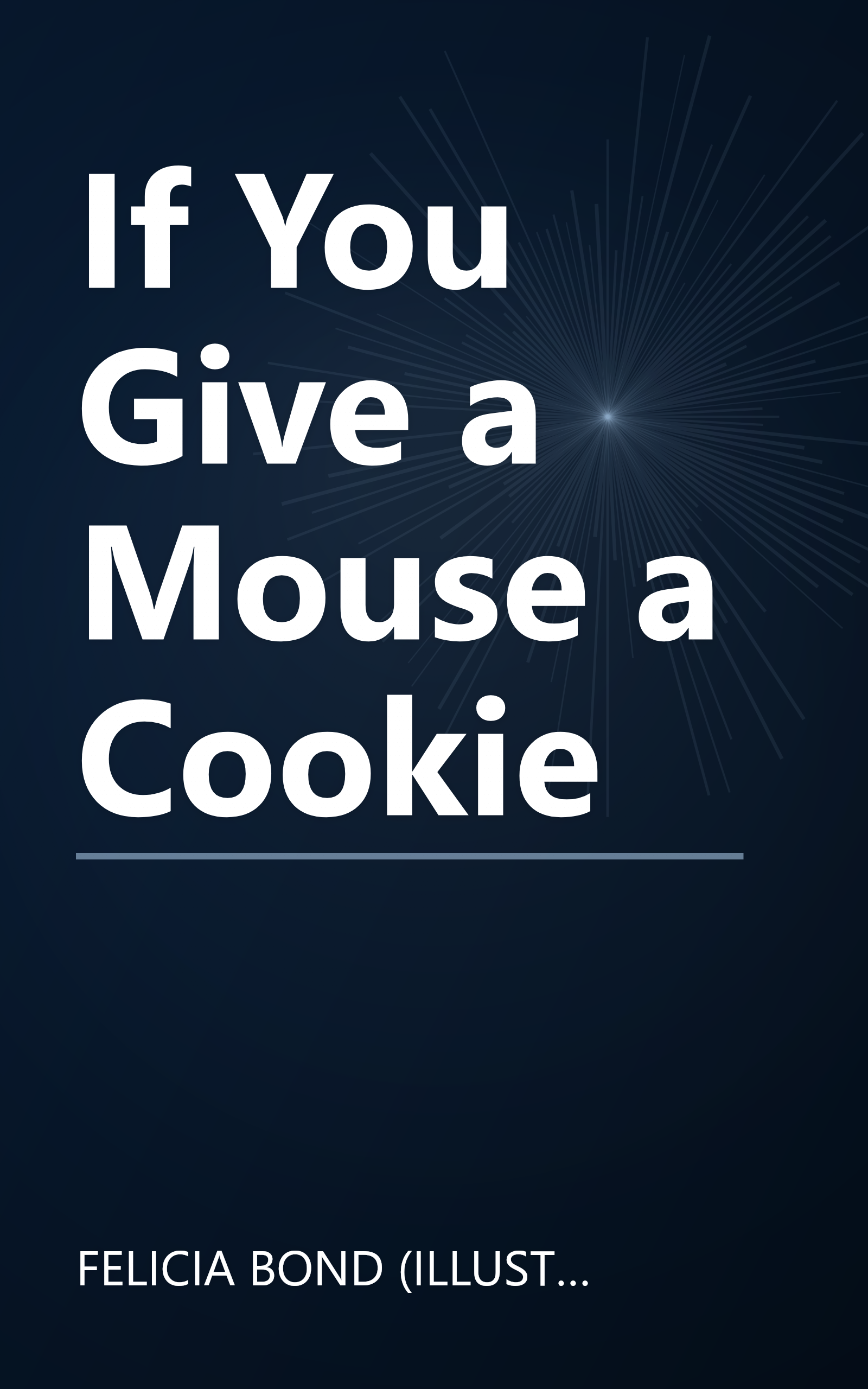 If You Give a Mouse a Cookie book cover