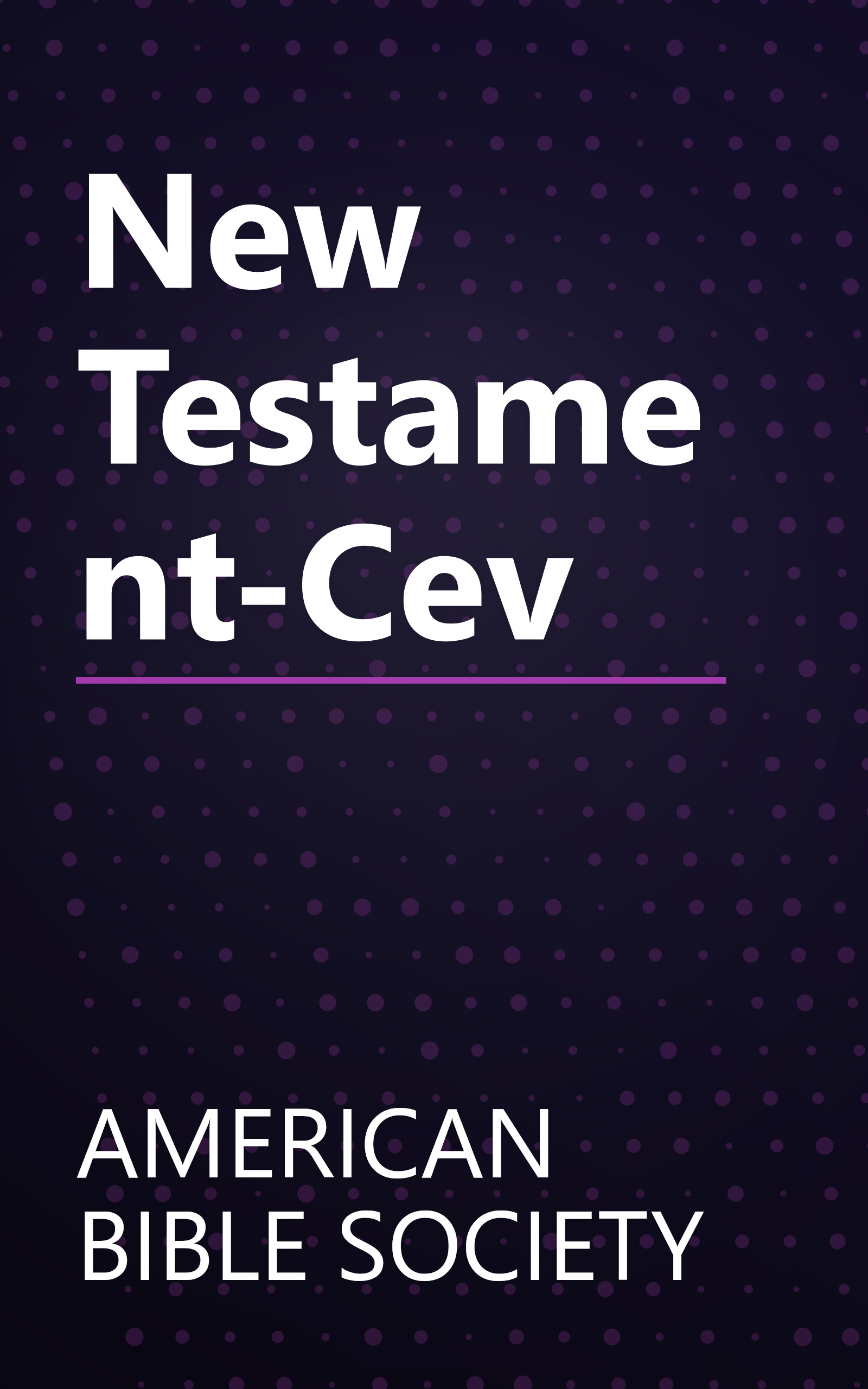 New Testament-Cev book cover