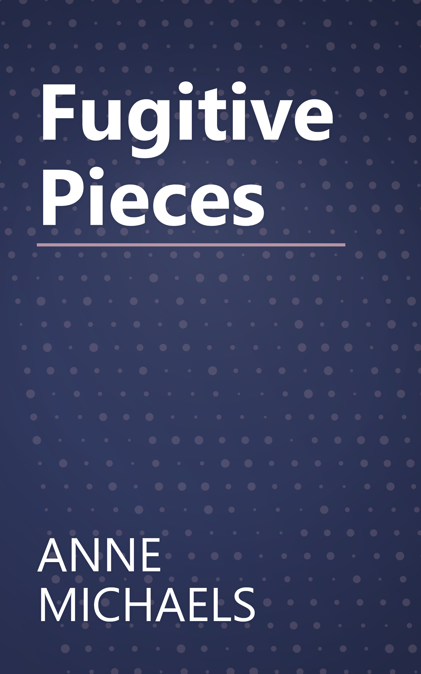 Fugitive Pieces book cover
