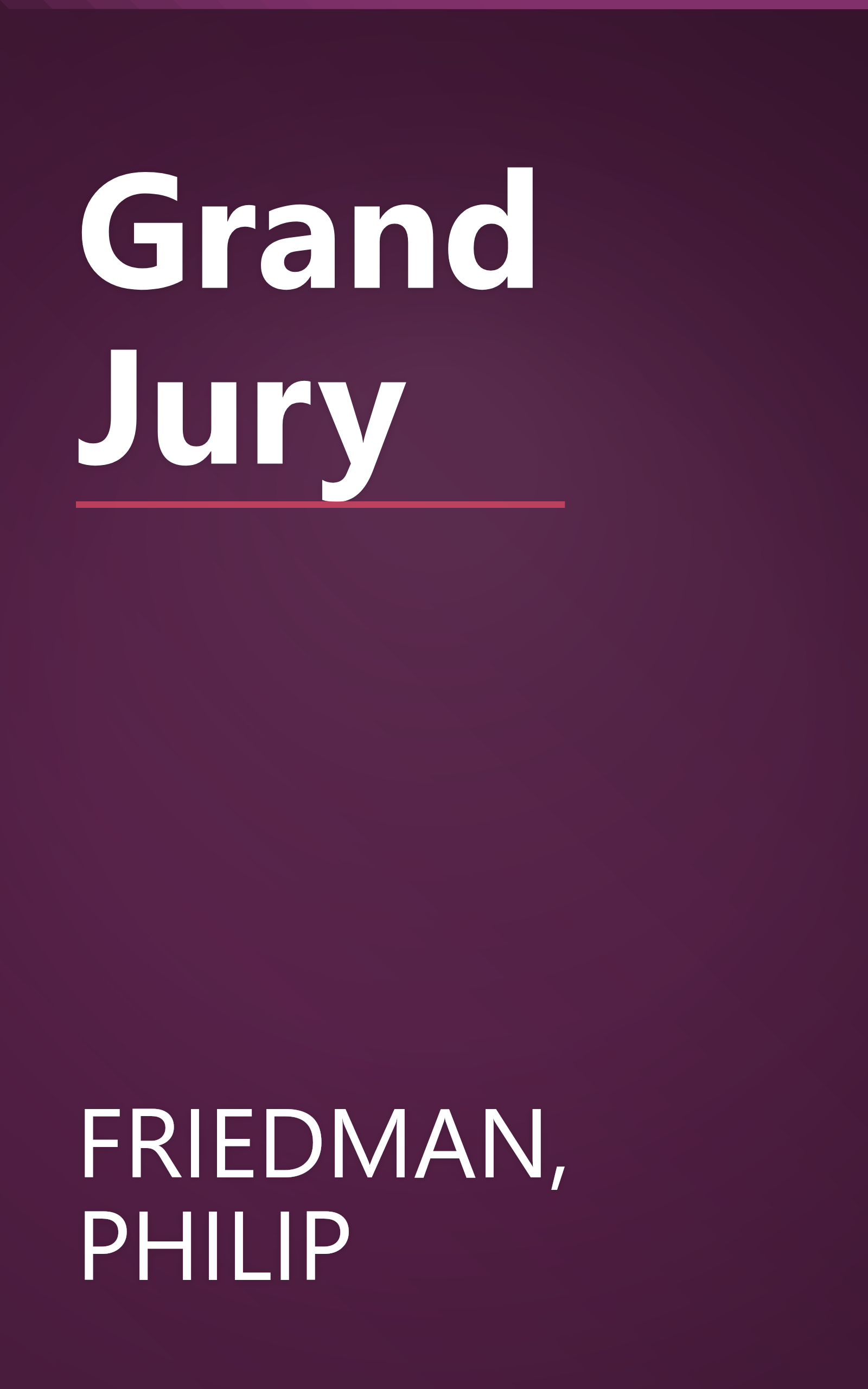 Grand Jury book cover