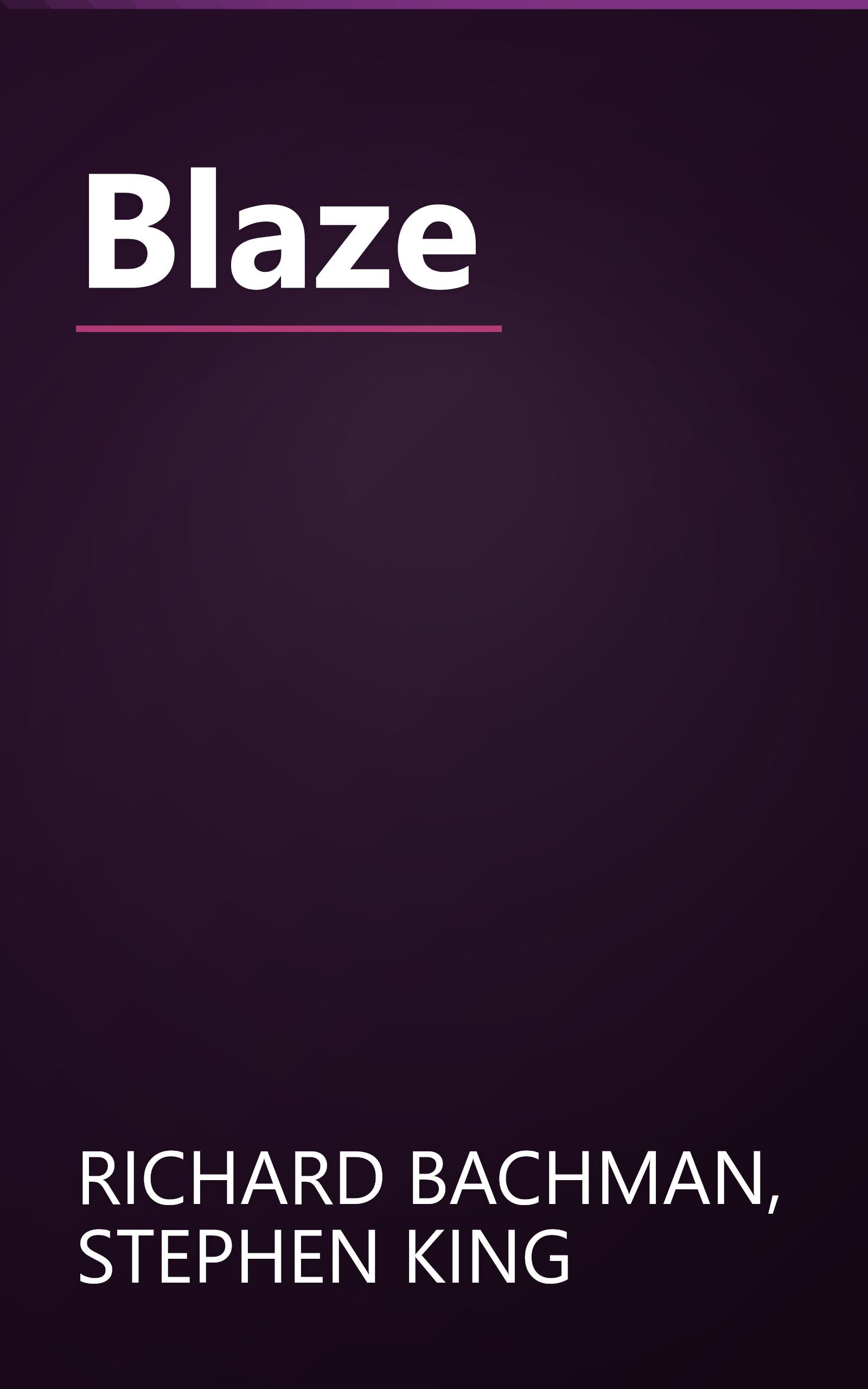Blaze book cover
