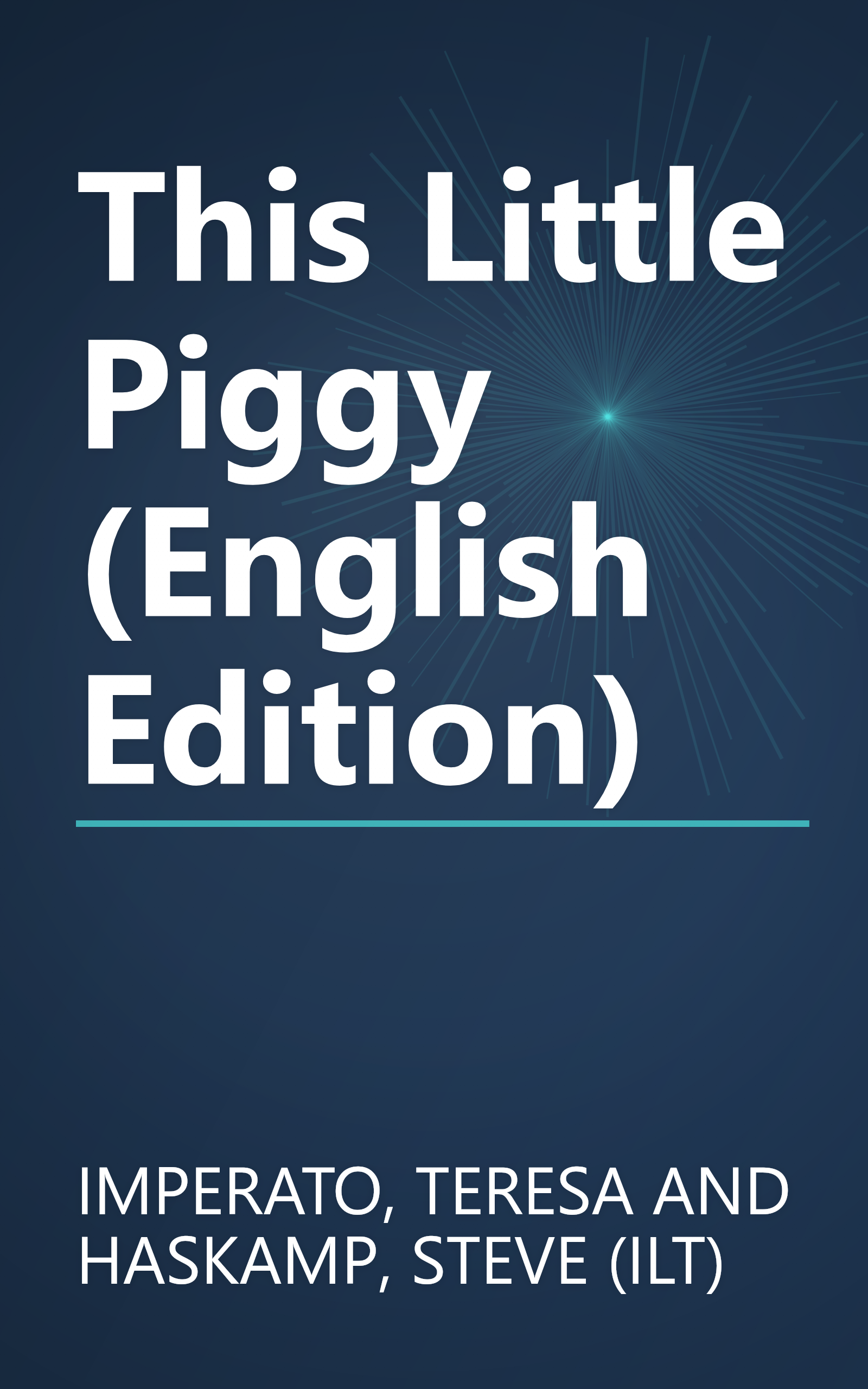 This Little Piggy (English Edition) book cover