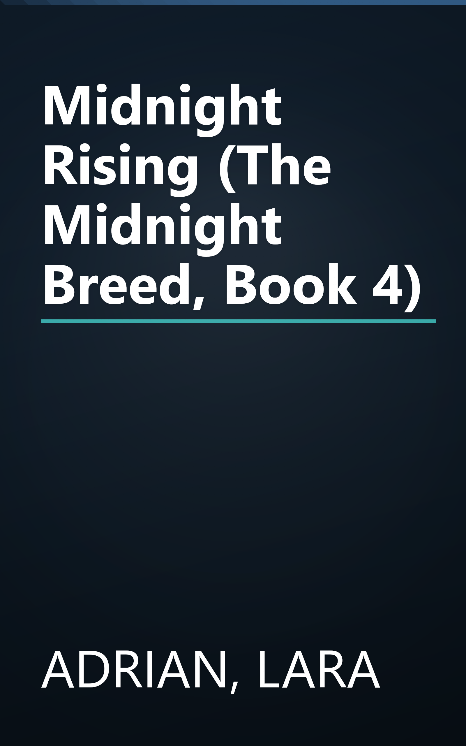 Midnight Rising (The Midnight Breed, Book 4) book cover