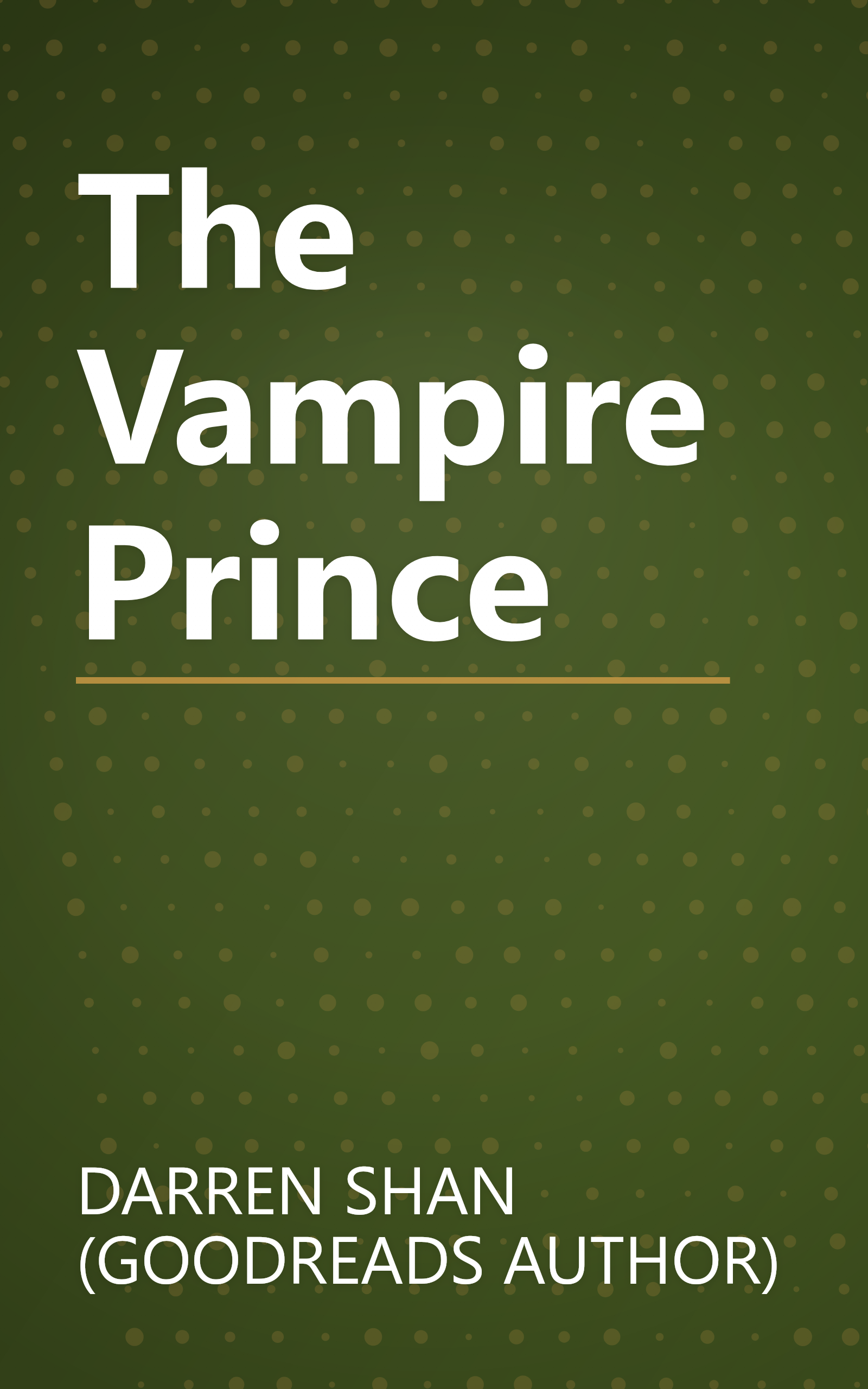The Vampire Prince book cover