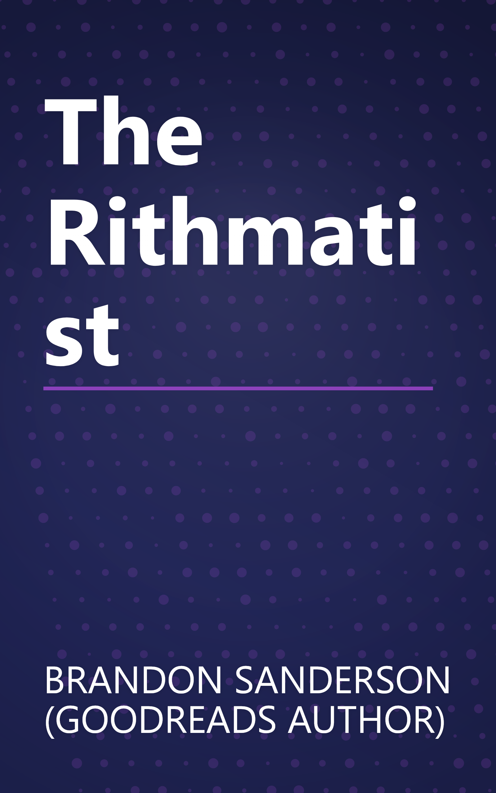 The Rithmatist book cover