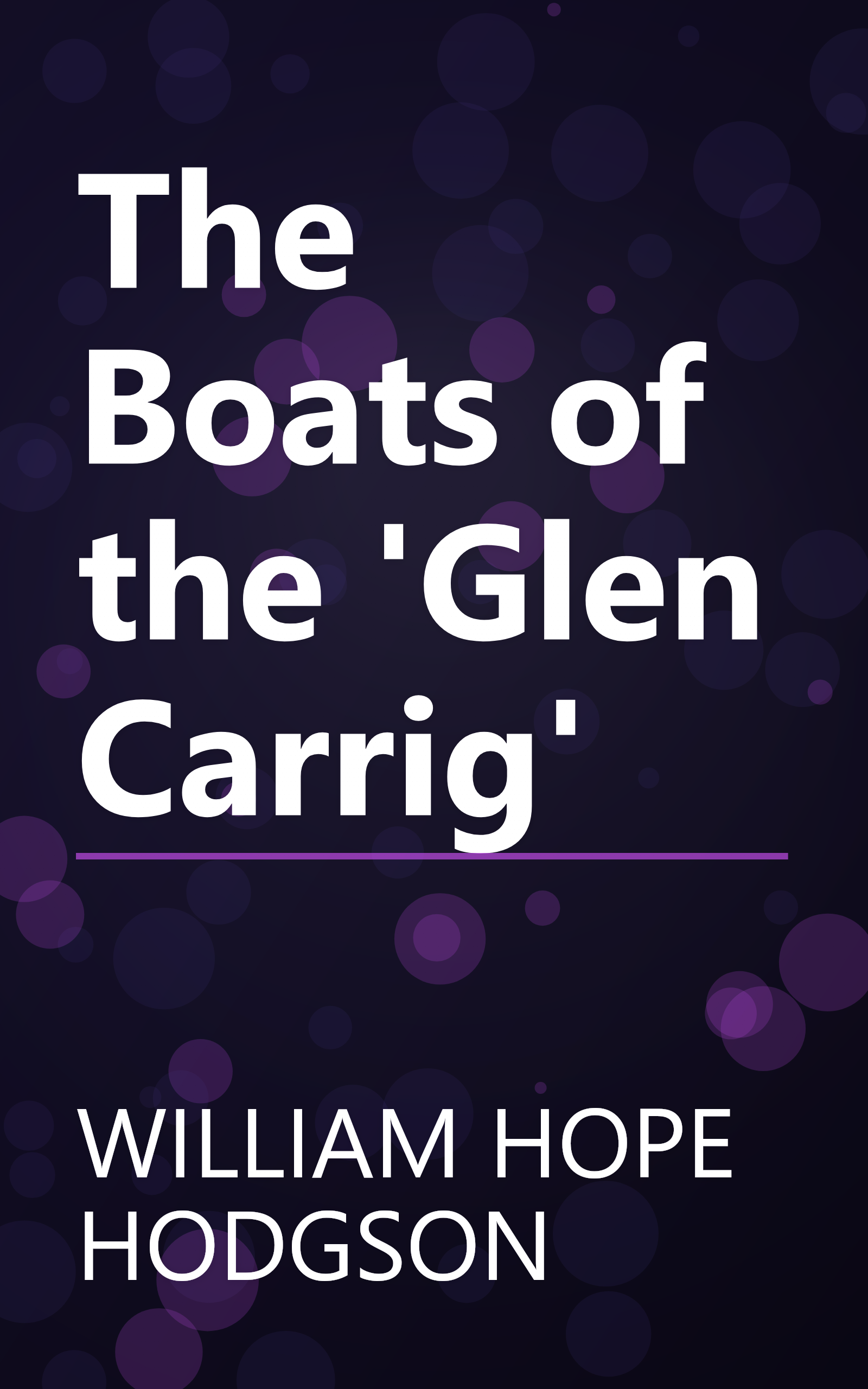 The Boats of the 'Glen Carrig' book cover