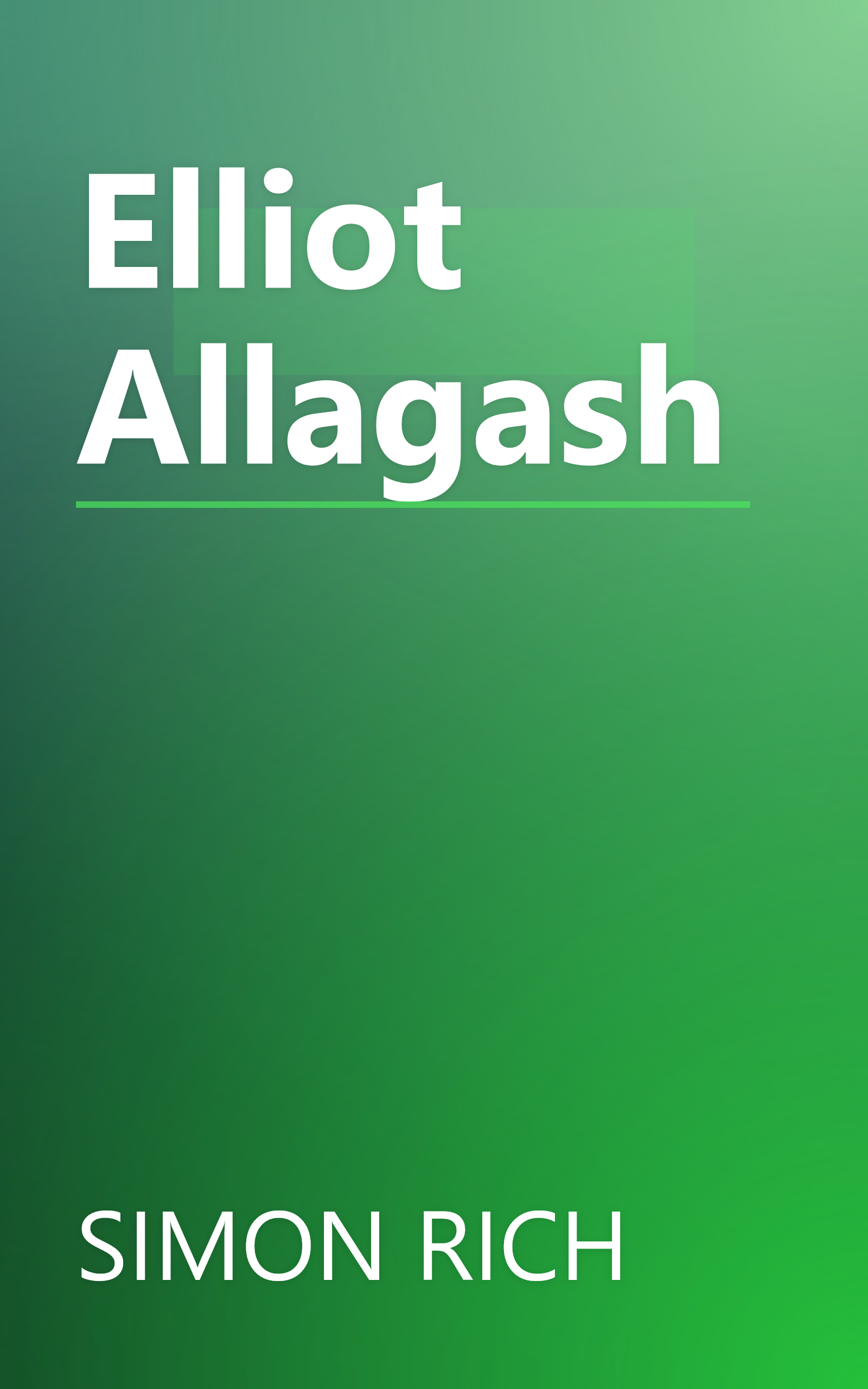 Elliot Allagash book cover