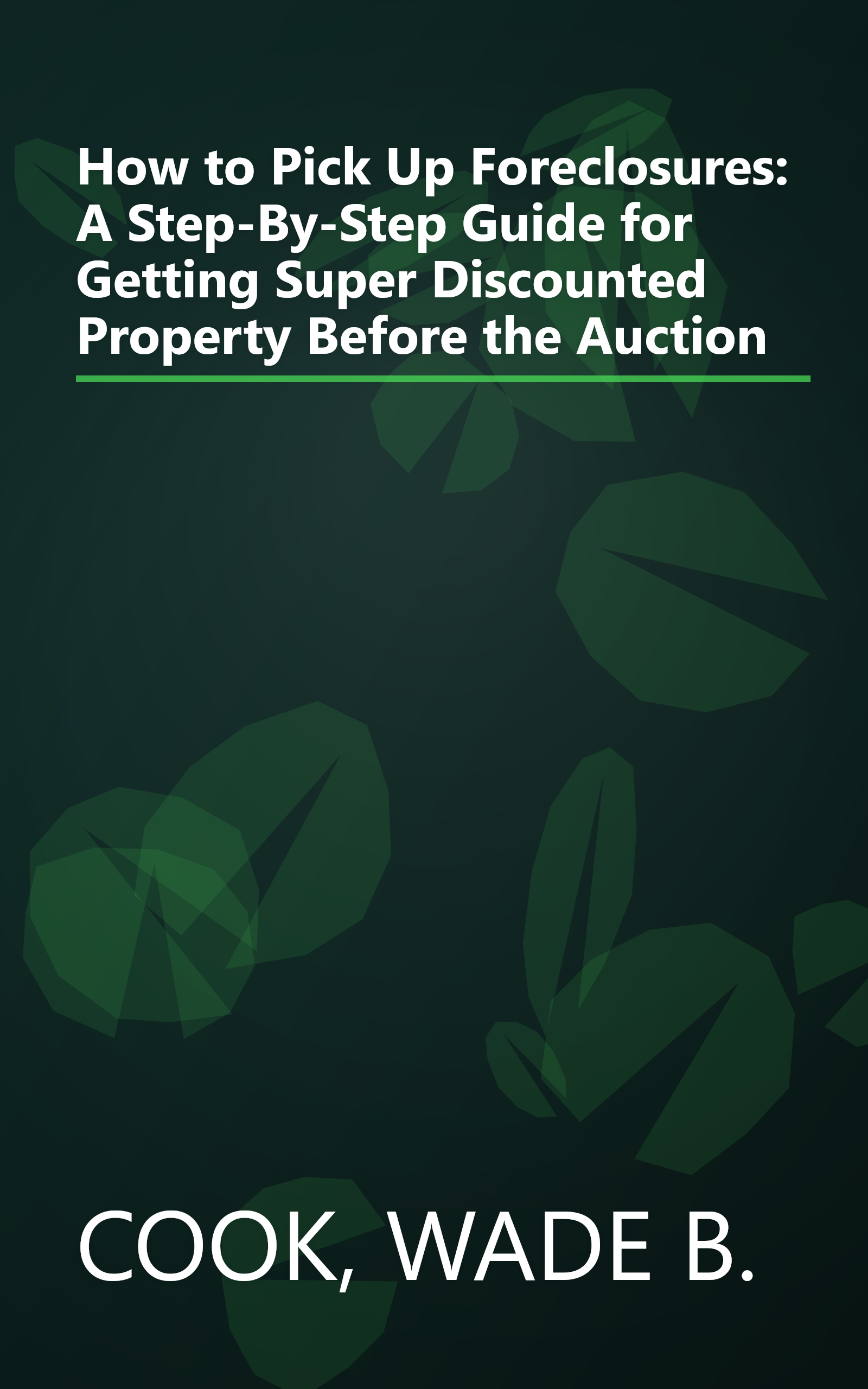 How to Pick Up Foreclosures: A Step-By-Step Guide for Getting Super Discounted Property Before the Auction book cover