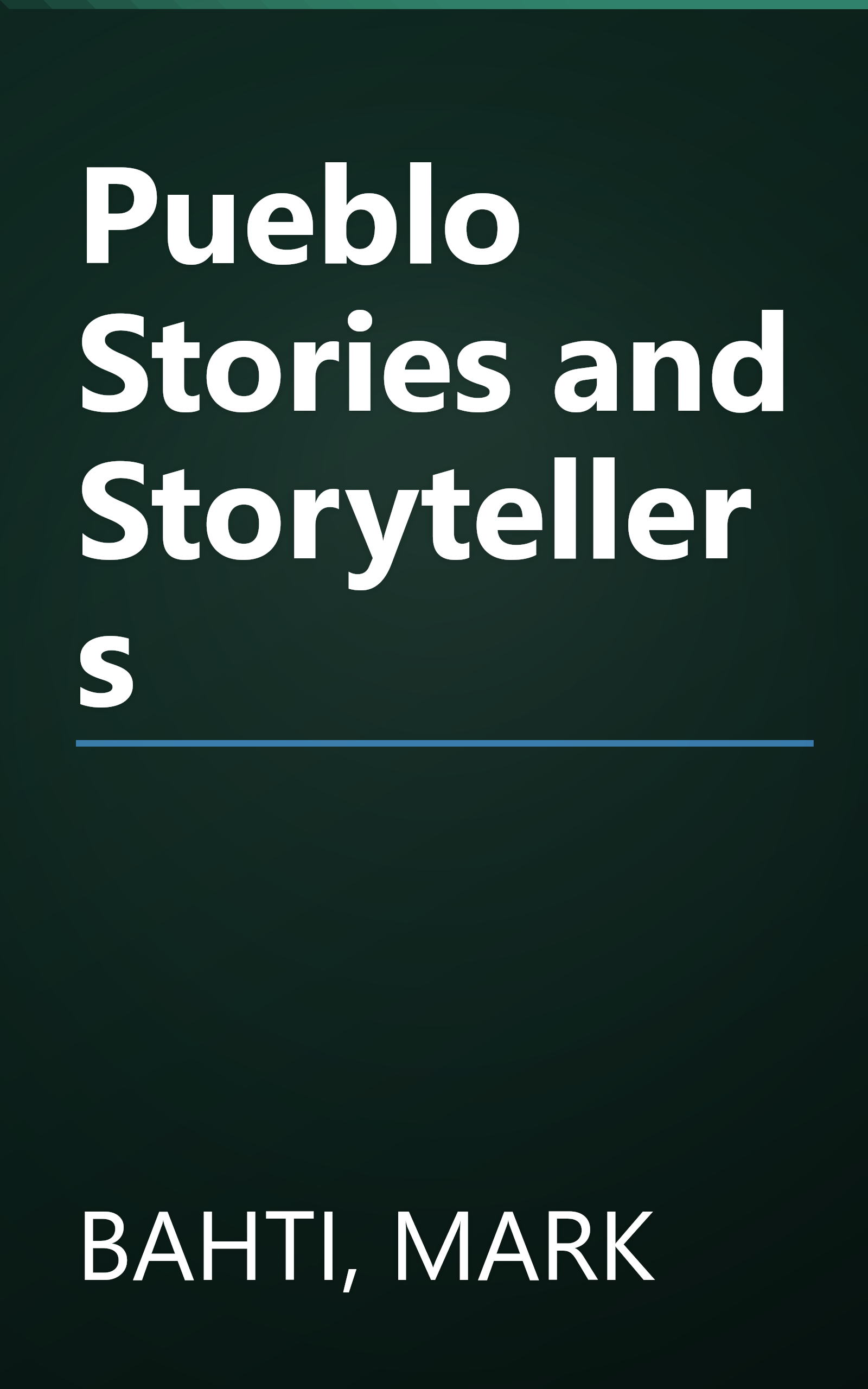 Pueblo Stories and Storytellers book cover