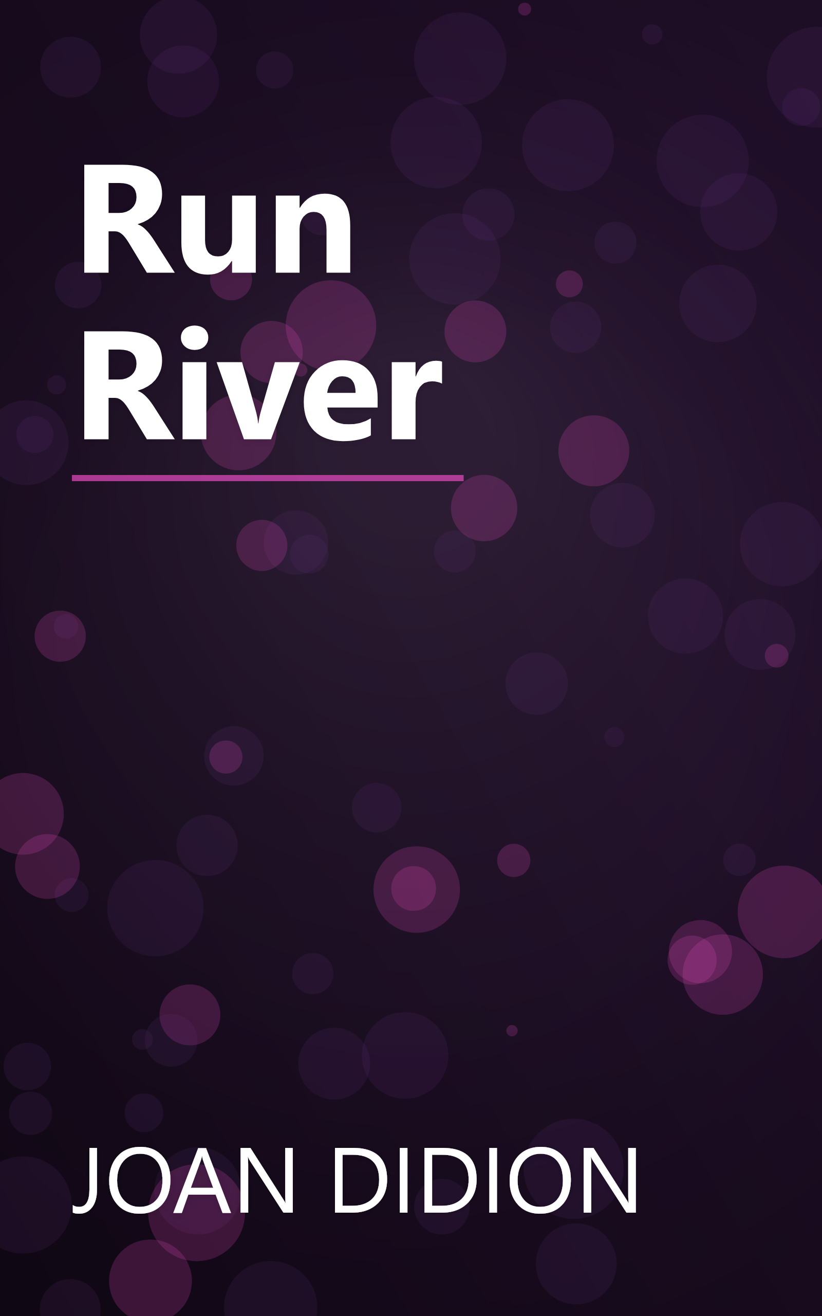 Run River book cover
