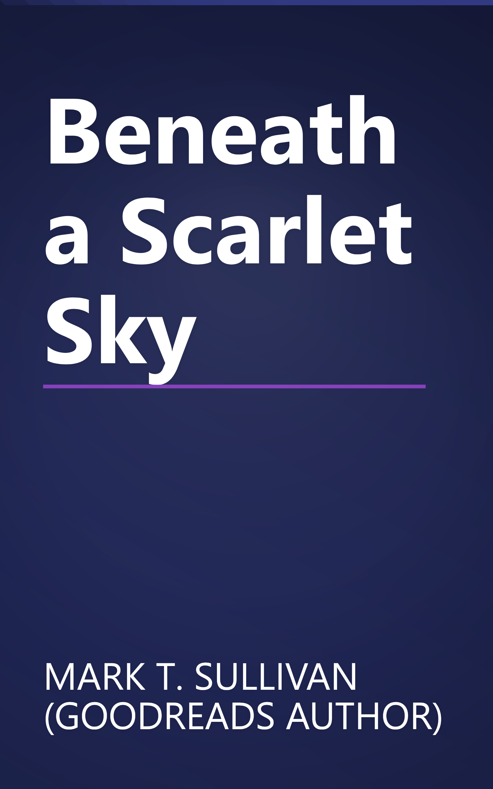 Beneath a Scarlet Sky book cover