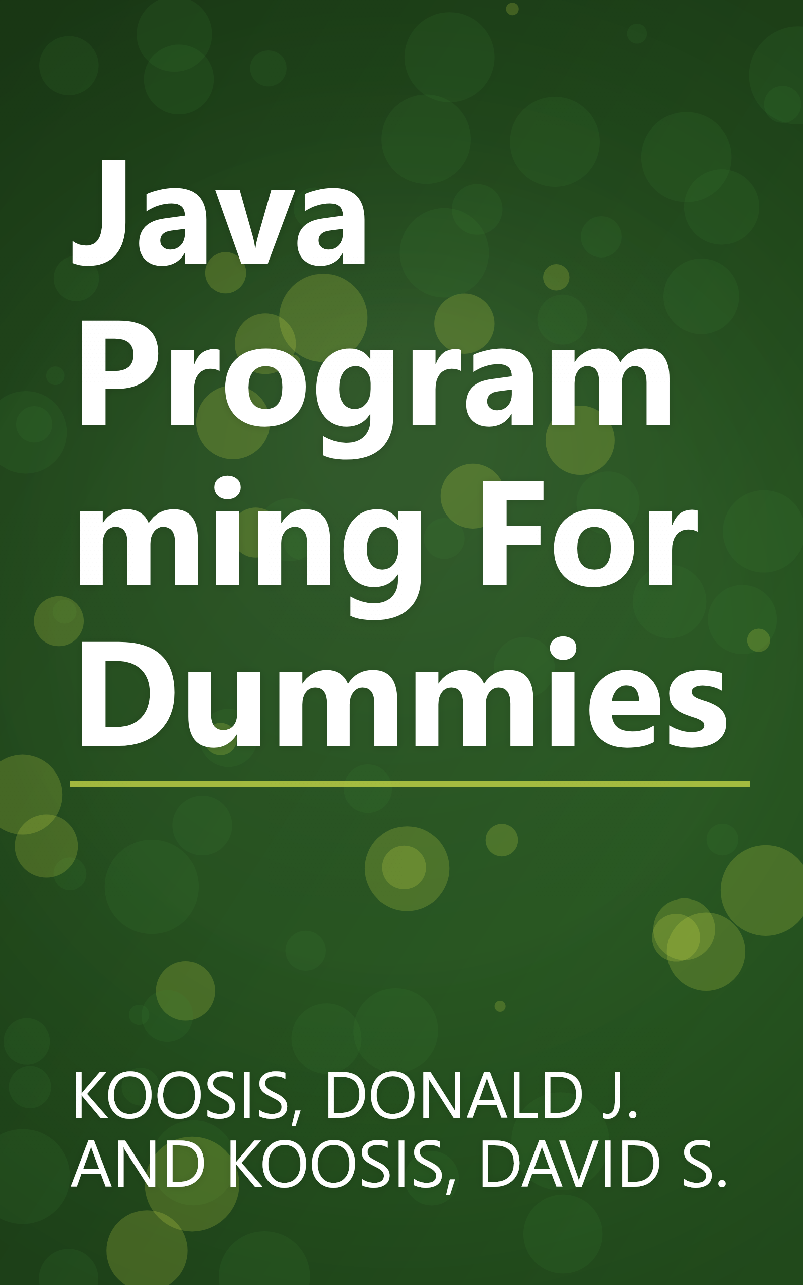Java Programming For Dummies book cover