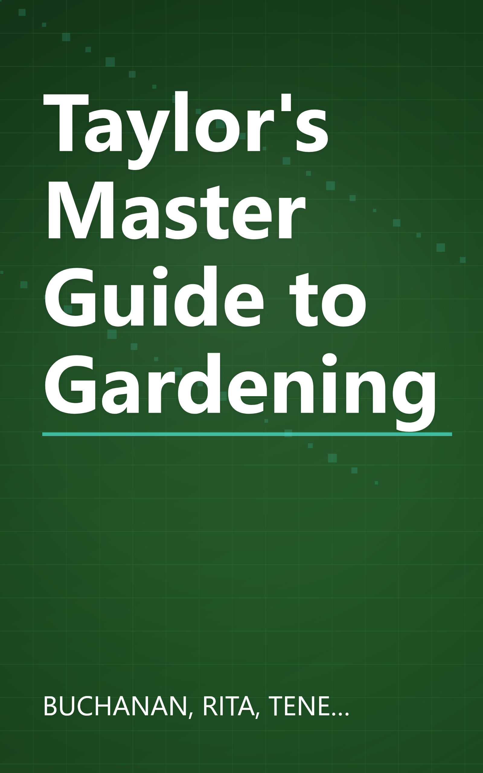 Taylor's Master Guide to Gardening book cover