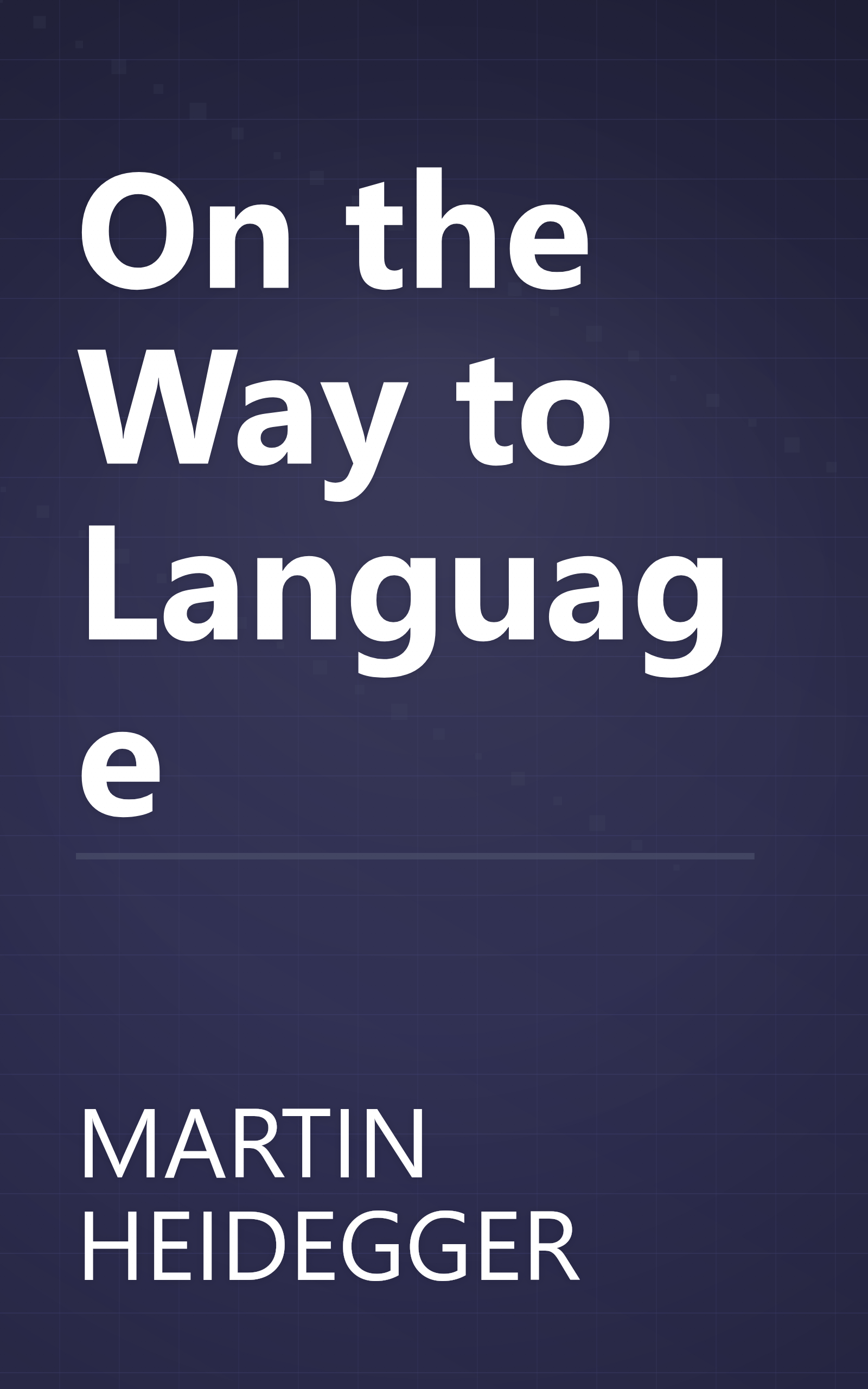On the Way to Language book cover