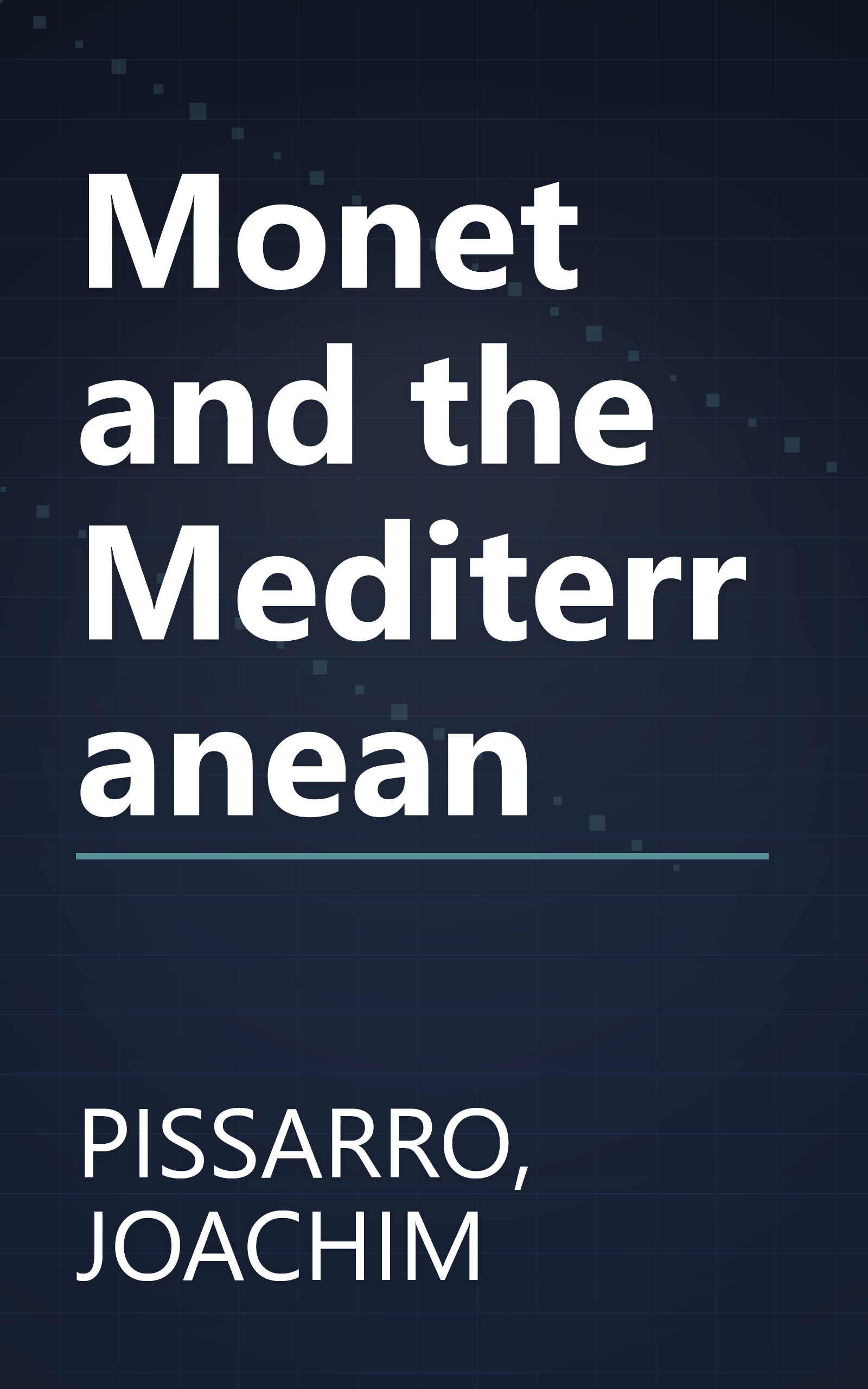 Monet and the Mediterranean book cover