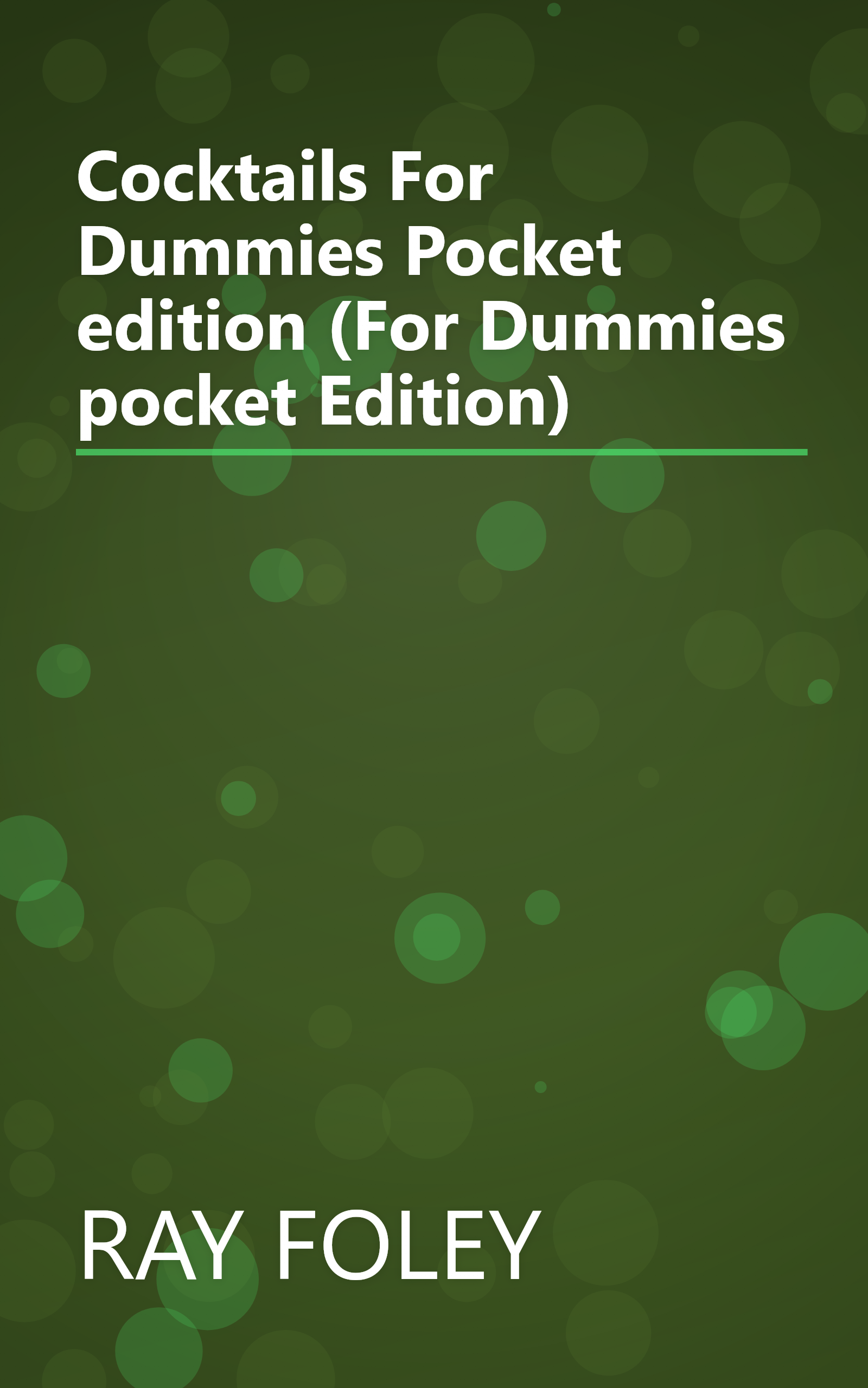Cocktails For Dummies Pocket edition (For Dummies pocket Edition) book cover