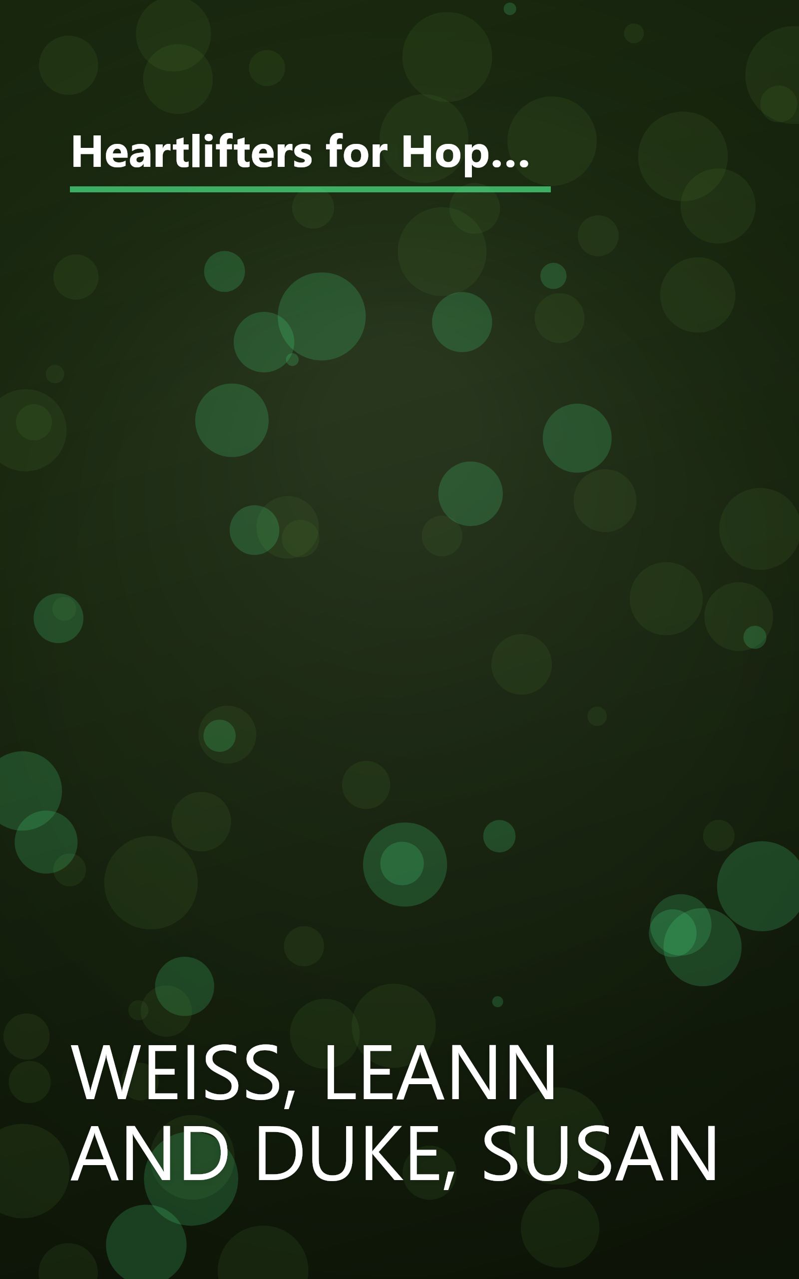 Heartlifters for Hope & Joy: Surprising Stories, Stirring Messages, and Refreshing Scriptures that Make the Heart Soar book cover