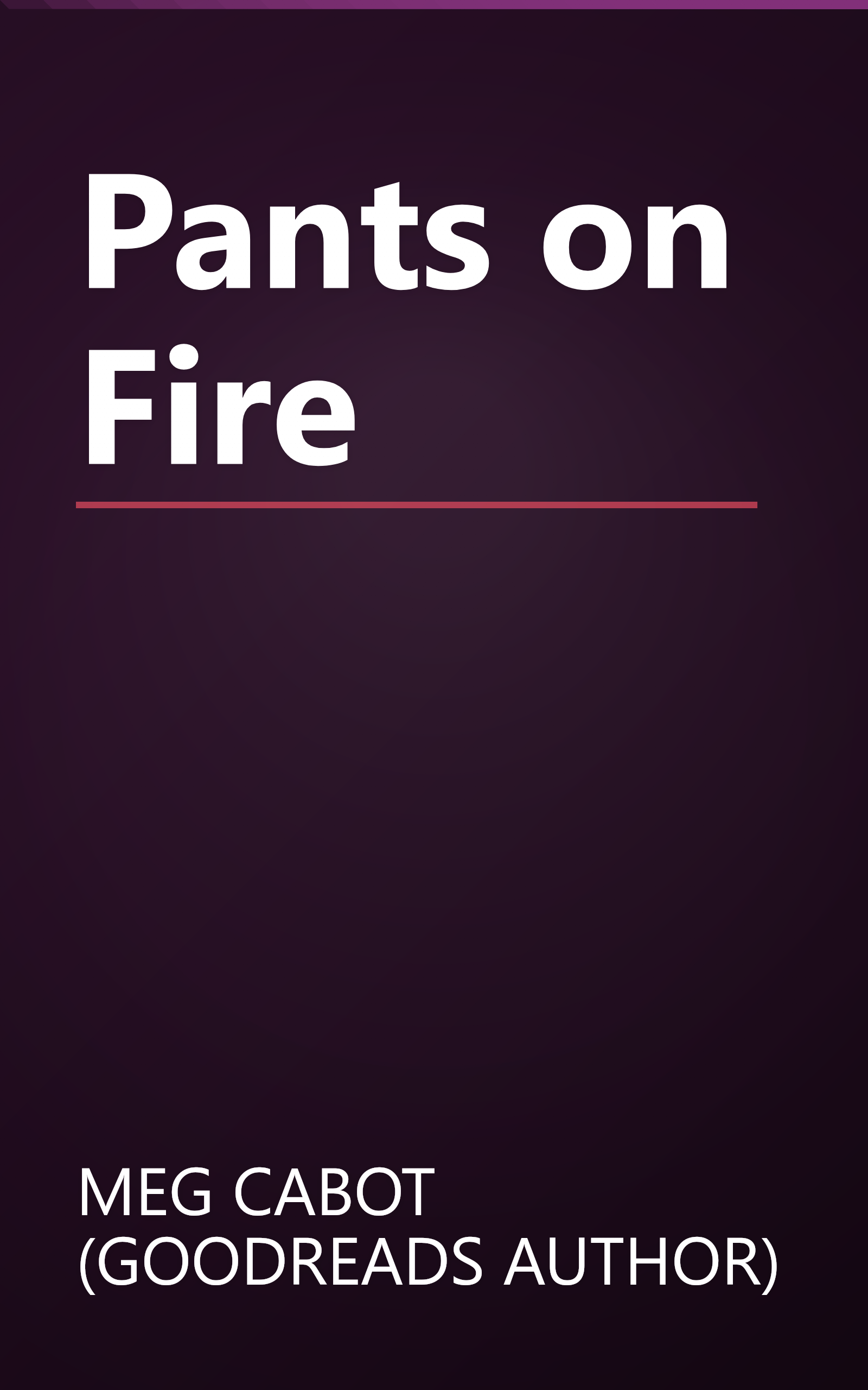 Pants on Fire book cover