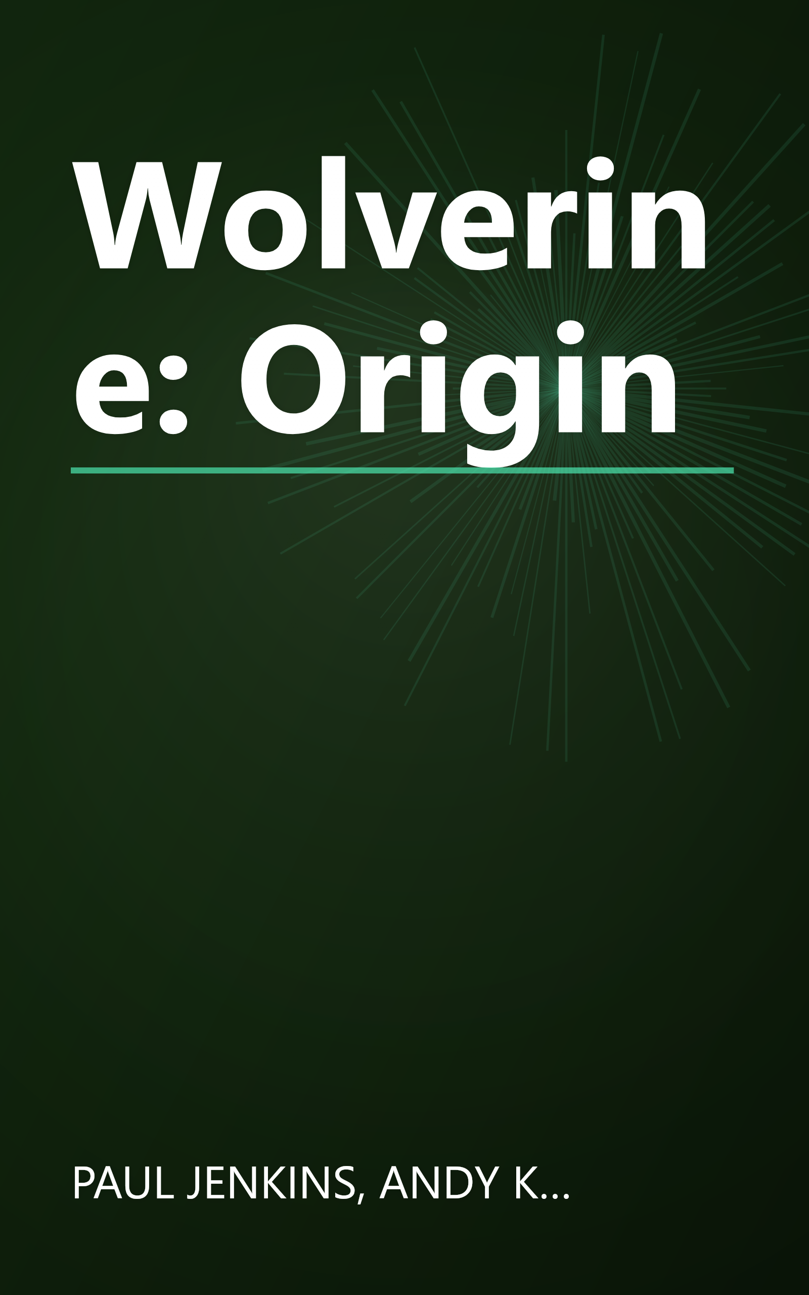 Wolverine: Origin book cover