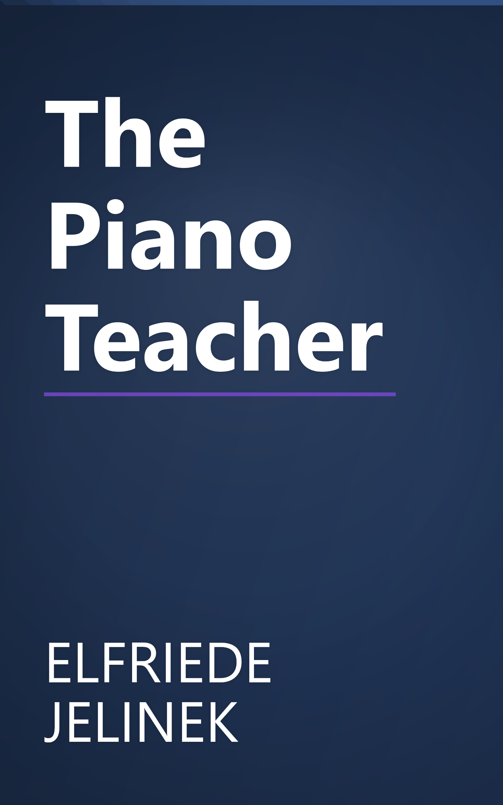 The Piano Teacher book cover