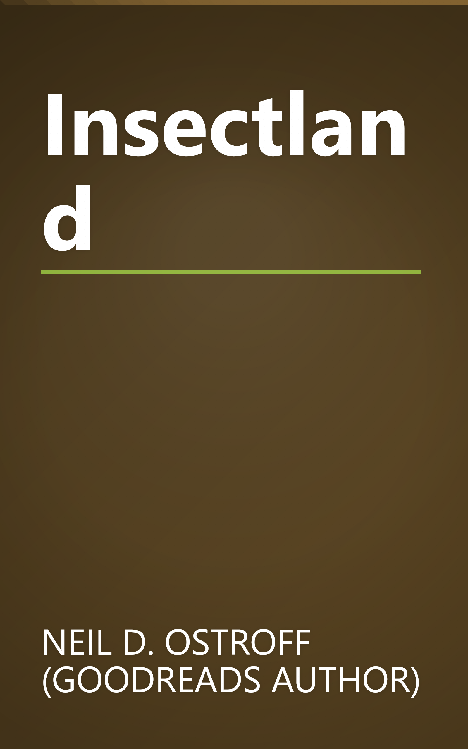 Insectland book cover